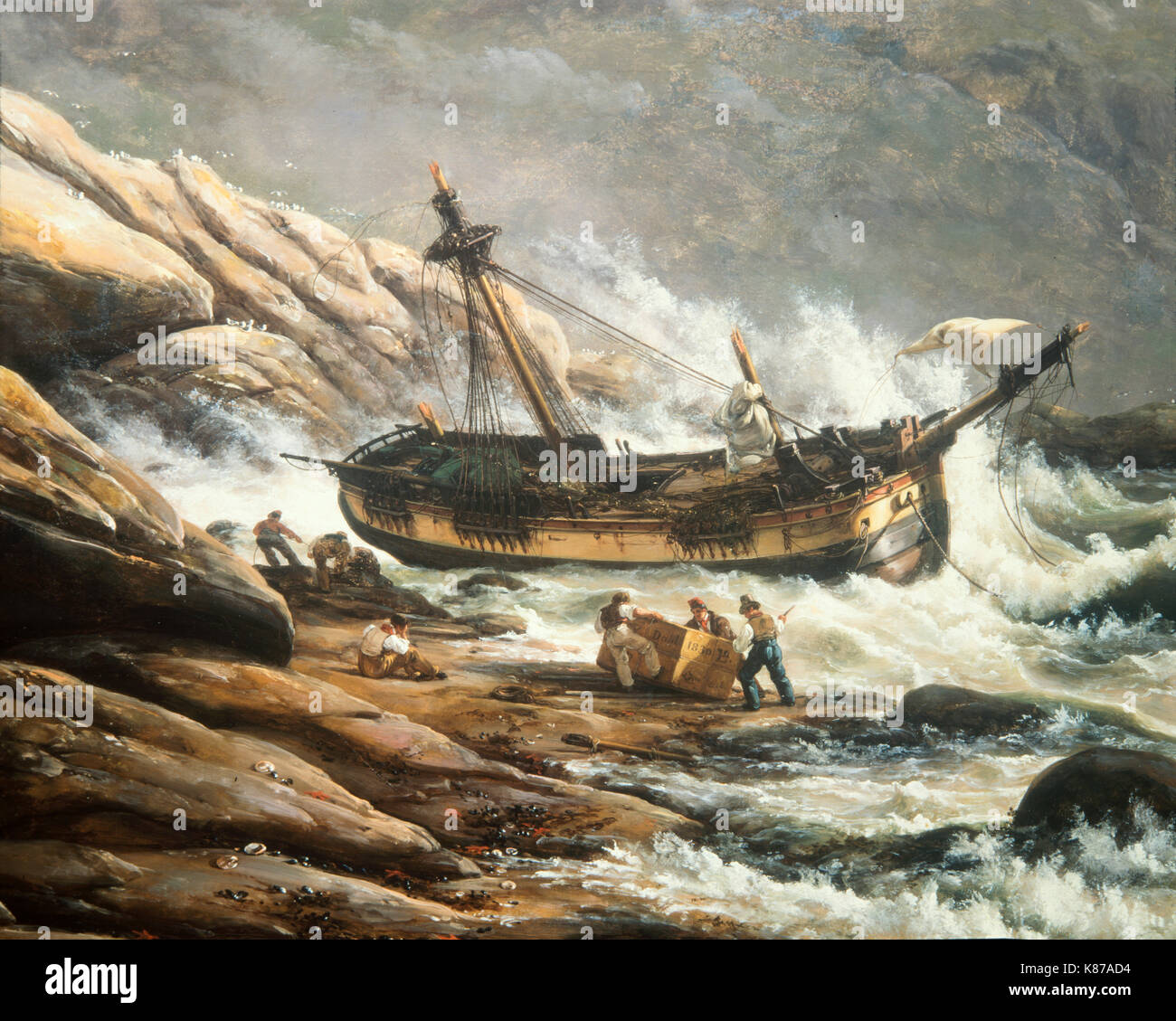 Johan Christian Clausen Dahl - Shipwreck Stock Photo - Alamy