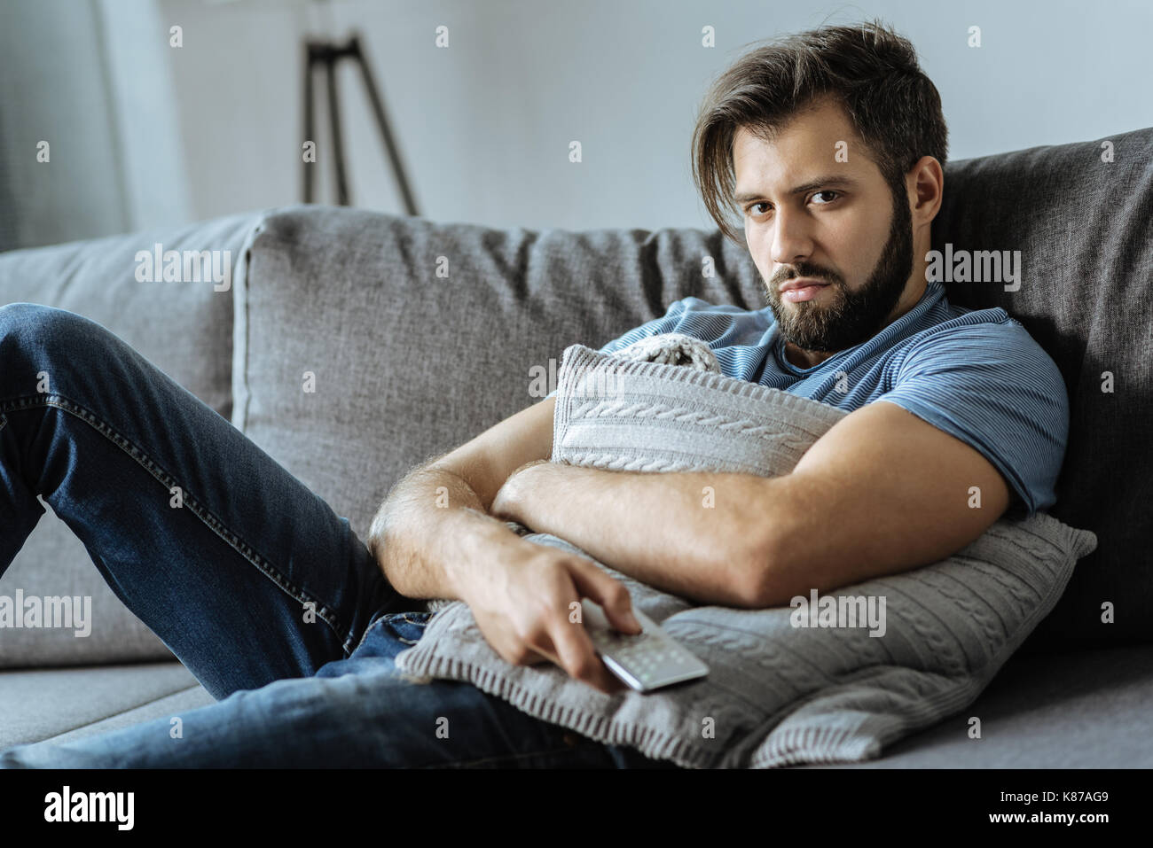 Moody man hi-res stock photography and images - Alamy