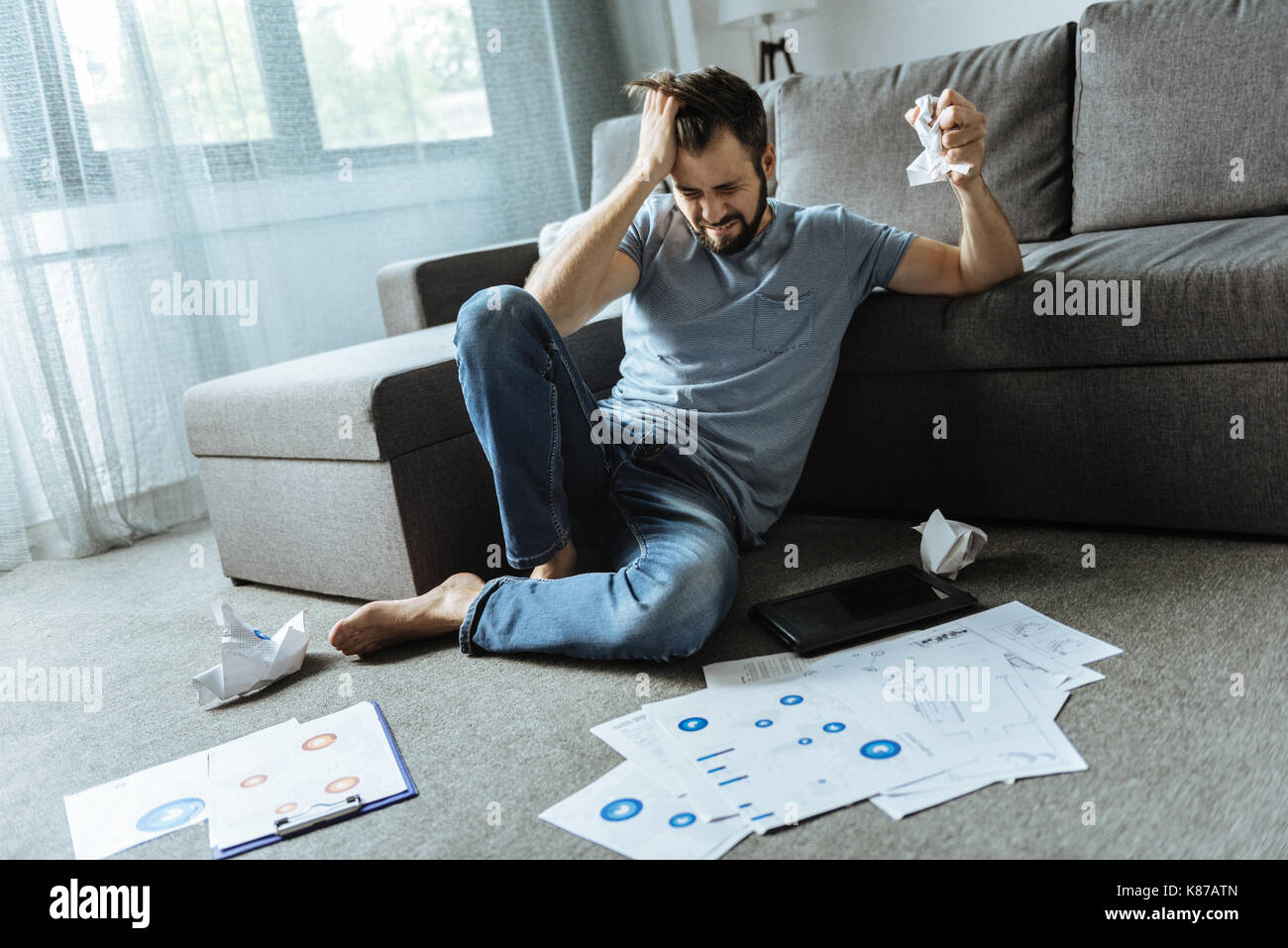 Society stressed out hi-res stock photography and images - Alamy