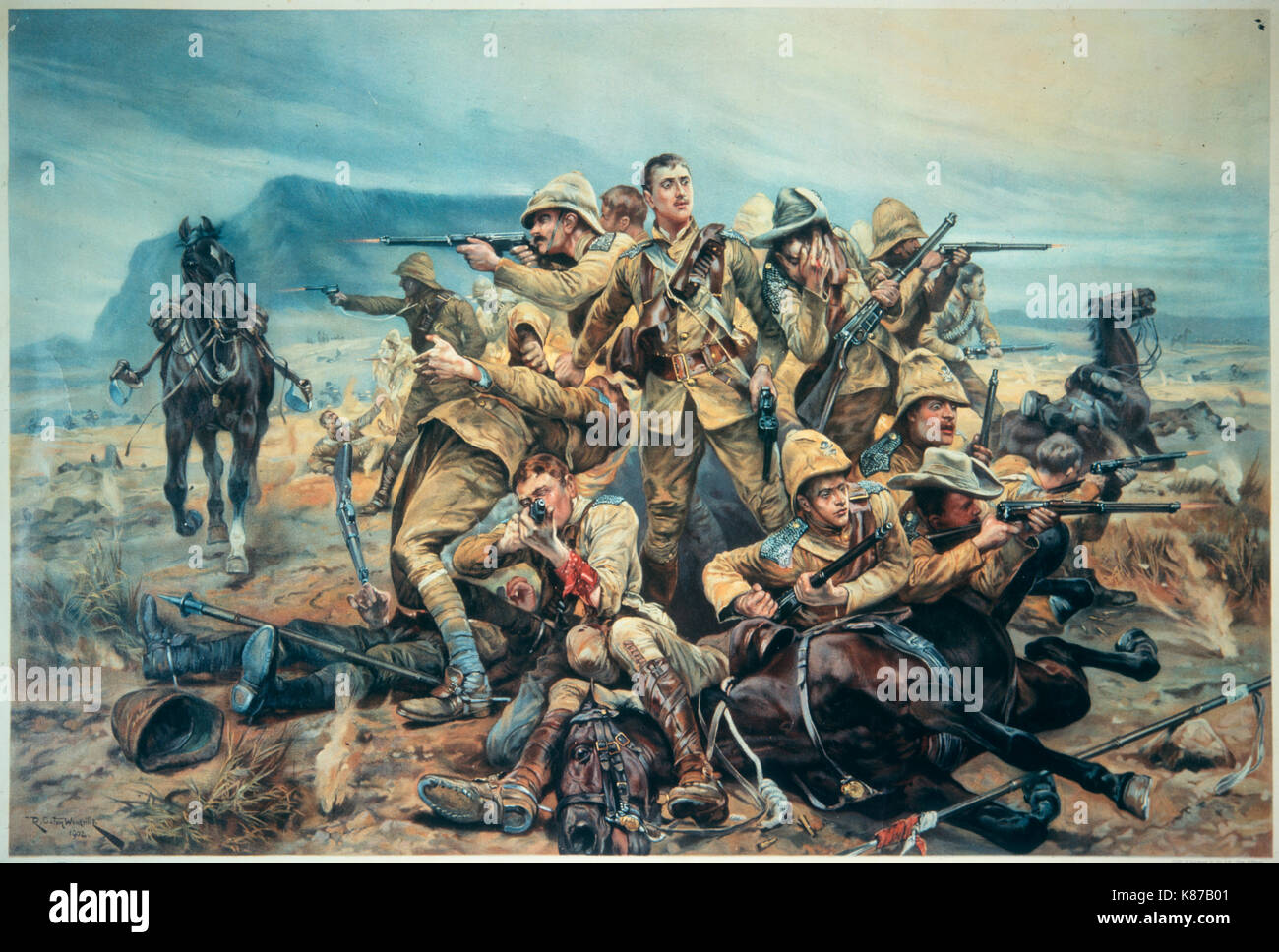 Caton woodville painting hi-res stock photography and images - Alamy