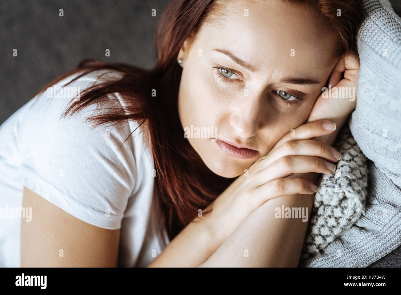 Depressed woman hi-res stock photography and images - Alamy