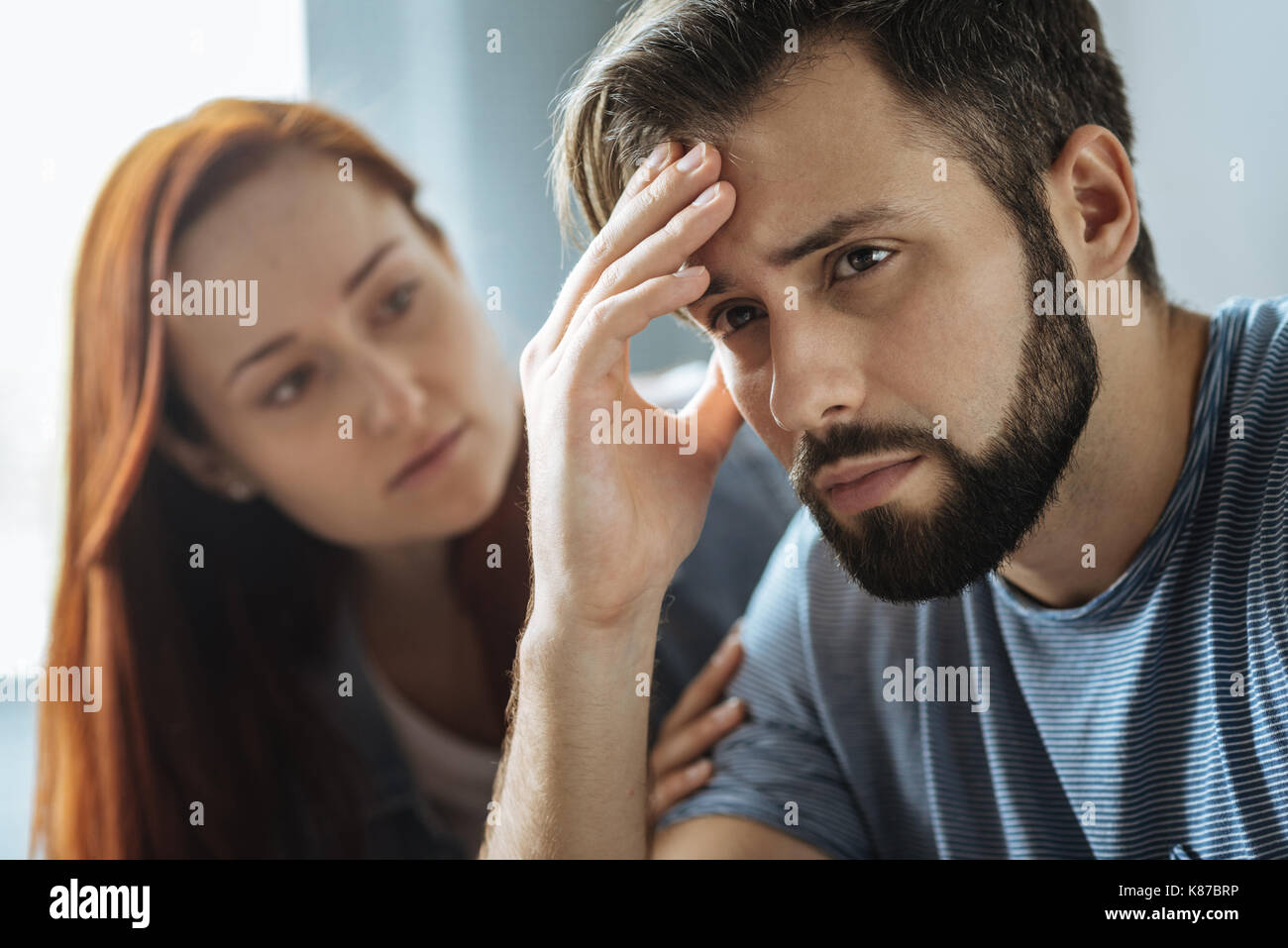 Regret trouble hi-res stock photography and images - Alamy