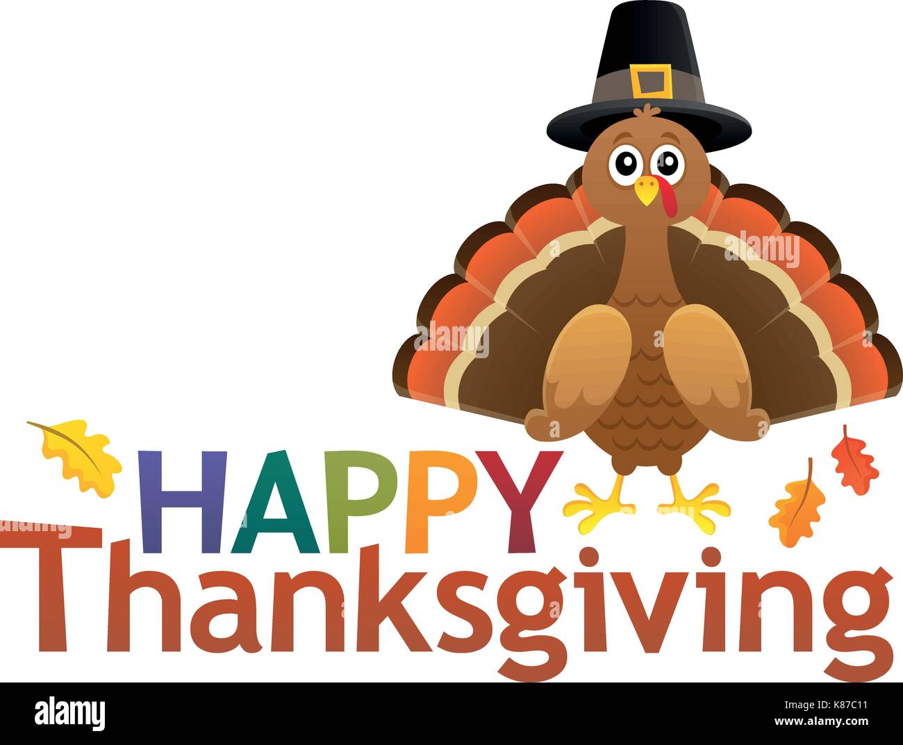 Happy Thanksgiving theme 5 - eps10 vector illustration Stock Vector ...