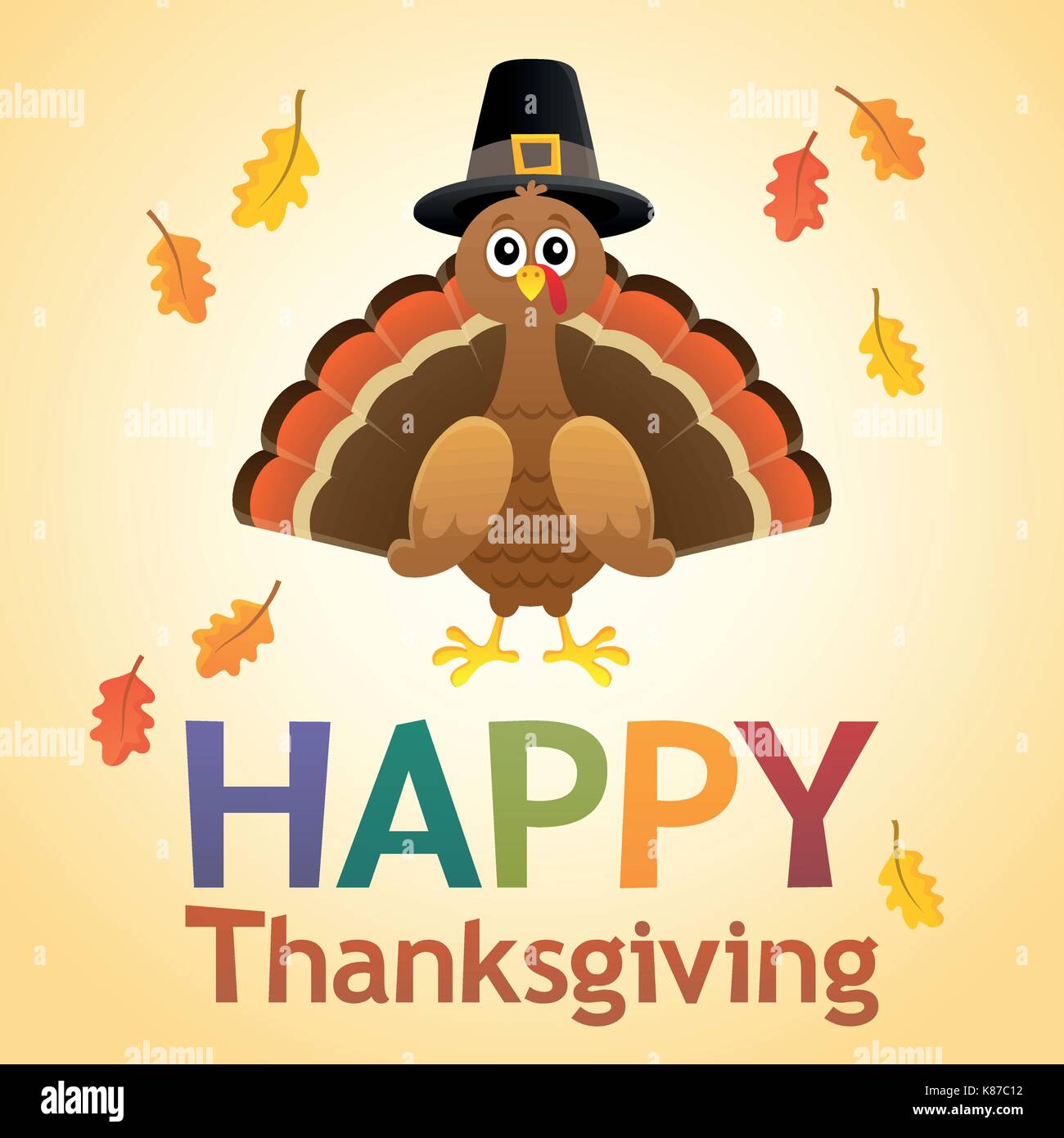 Happy Thanksgiving theme 6 - eps10 vector illustration Stock Vector ...