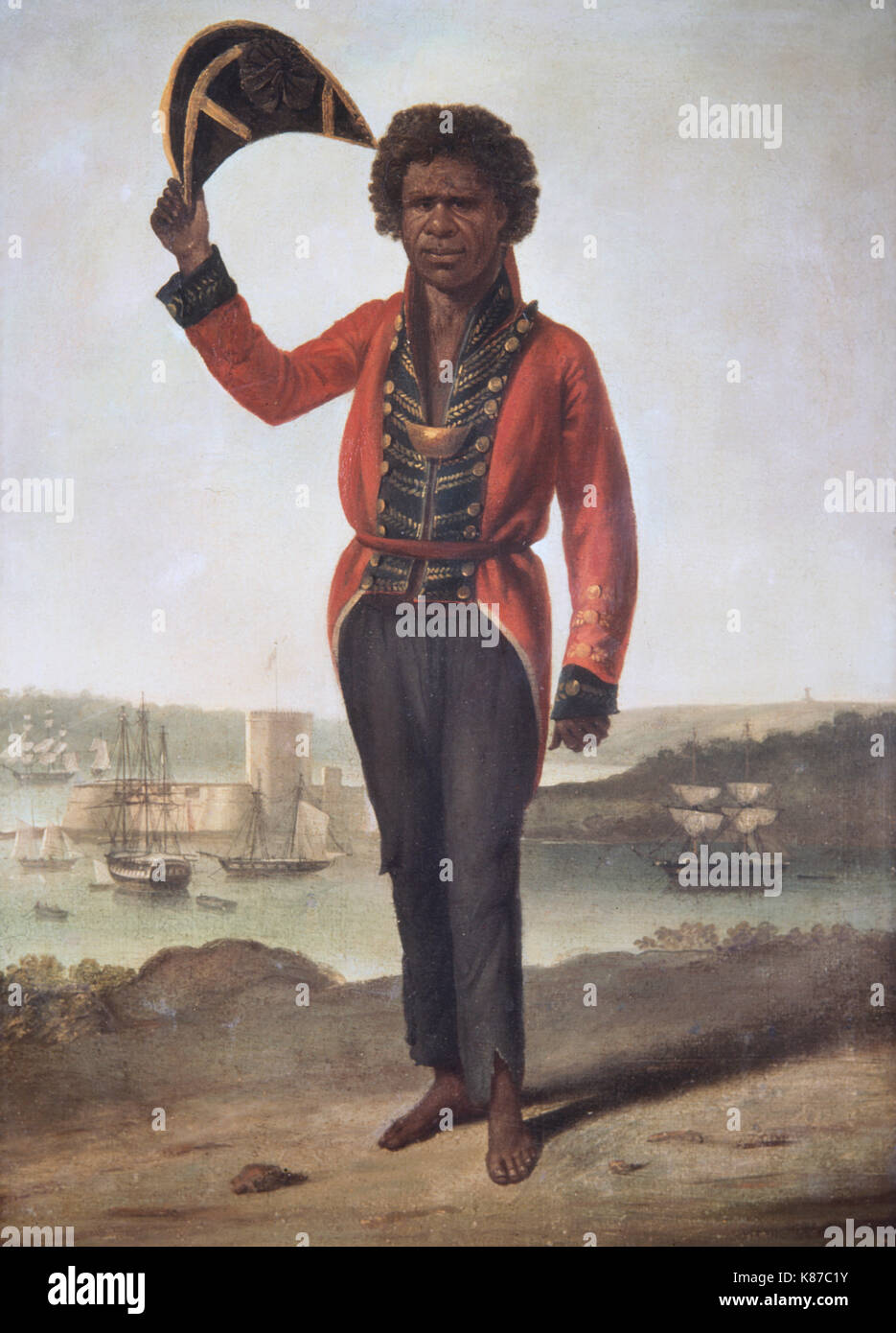 Portrait of Bungaree, by Augustus Earle Stock Photo - Alamy