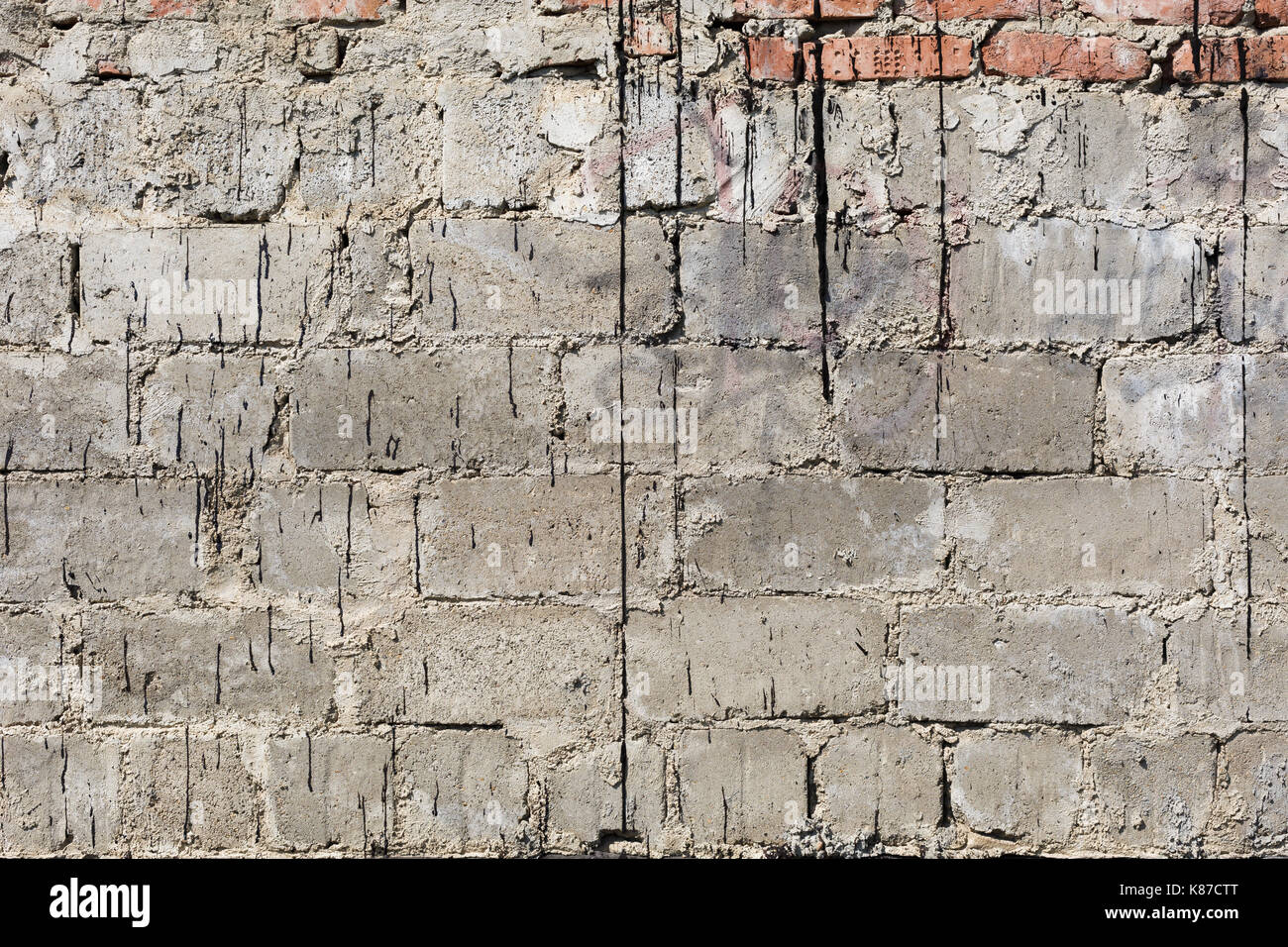 Concrete brick wall background Stock Photo - Alamy
