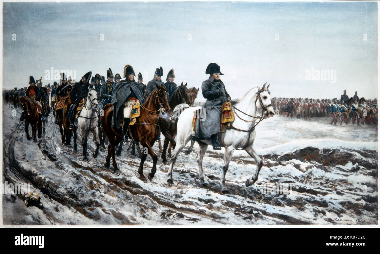 Campagne de France, 1814 by Ernest Meissonier, oil on canvas, 1864 ...