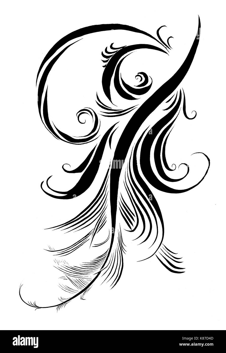 Calligraphy pattern hi-res stock photography and images - Alamy