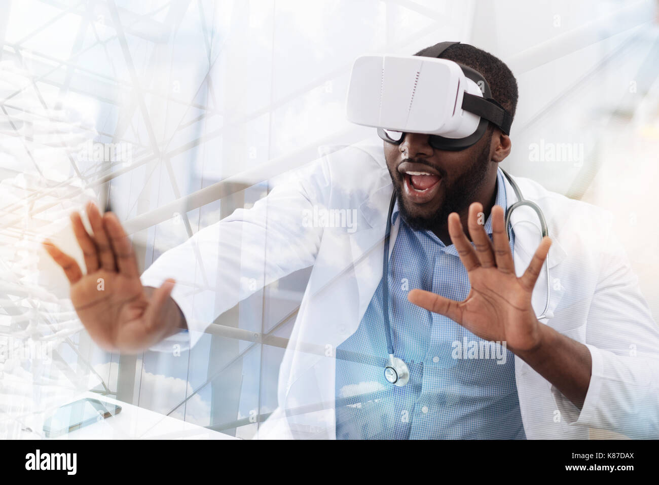 Doctor having fun hi-res stock photography and images - Alamy