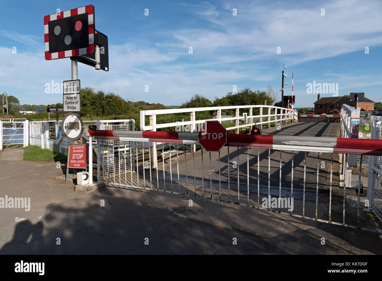 Sandfield swing bridge at Saul Junction on the Gloucseter & Sharpness ...