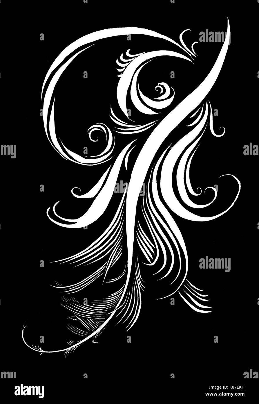 Calligraphy pattern hi-res stock photography and images - Alamy