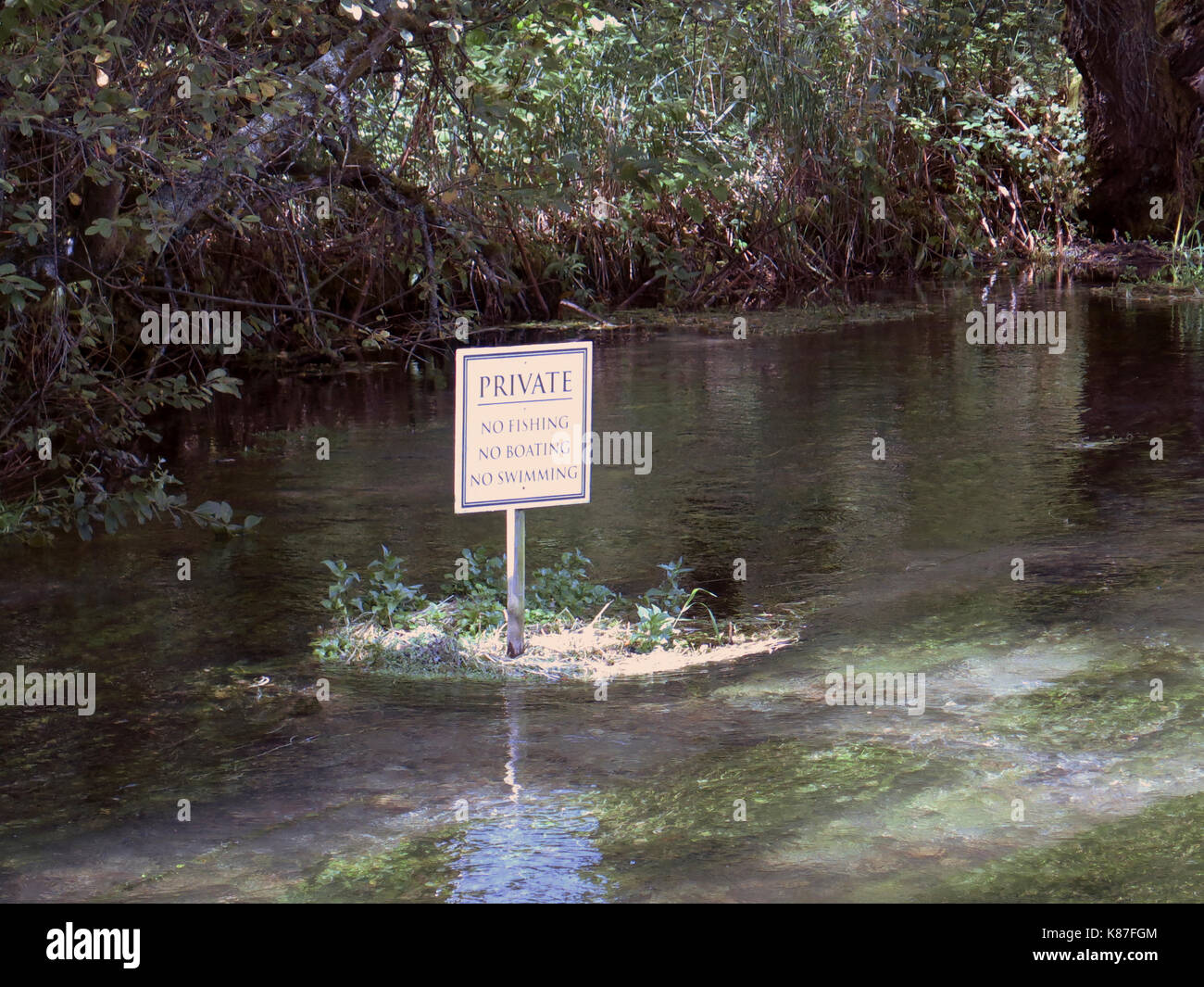 Private no fishing sign hi-res stock photography and images - Alamy