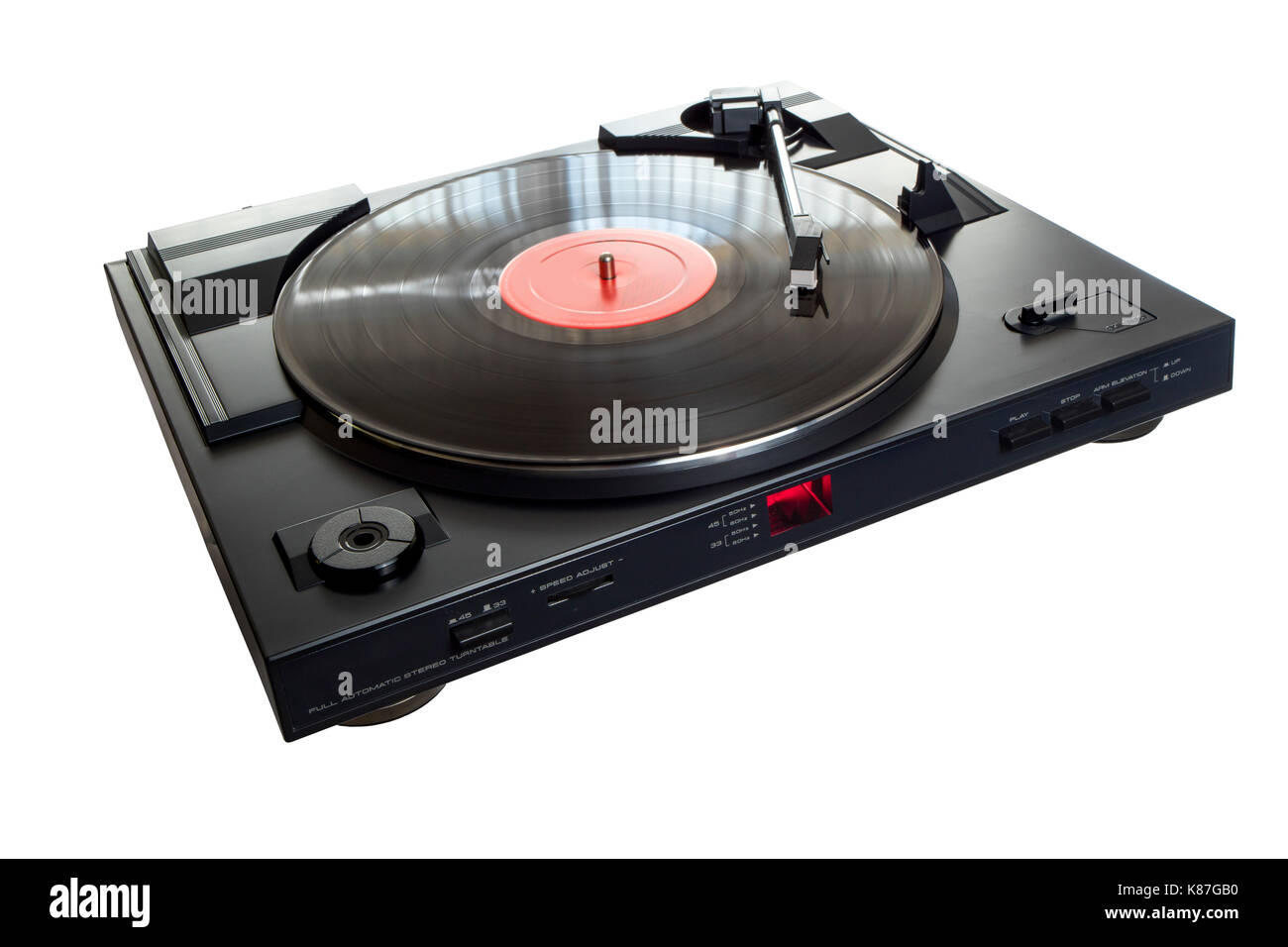 Stereo turntable Cut Out Stock Images & Pictures - Alamy