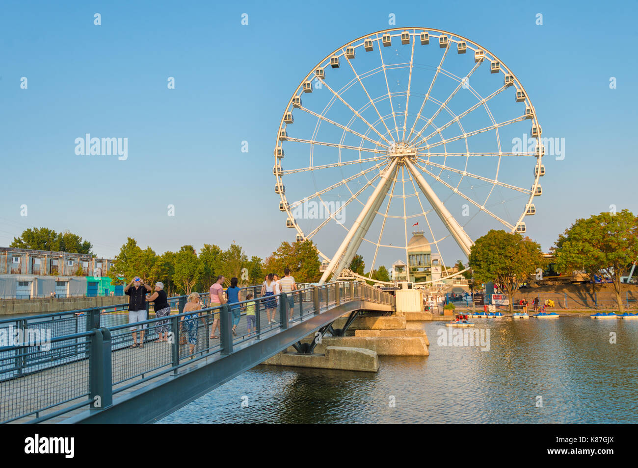 Montreal, Canada - 17th September 2017: The Montreal Observation Wheel ...