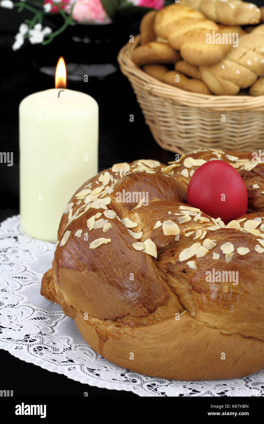 Traditional greek easter biscuits hi-res stock photography and images ...