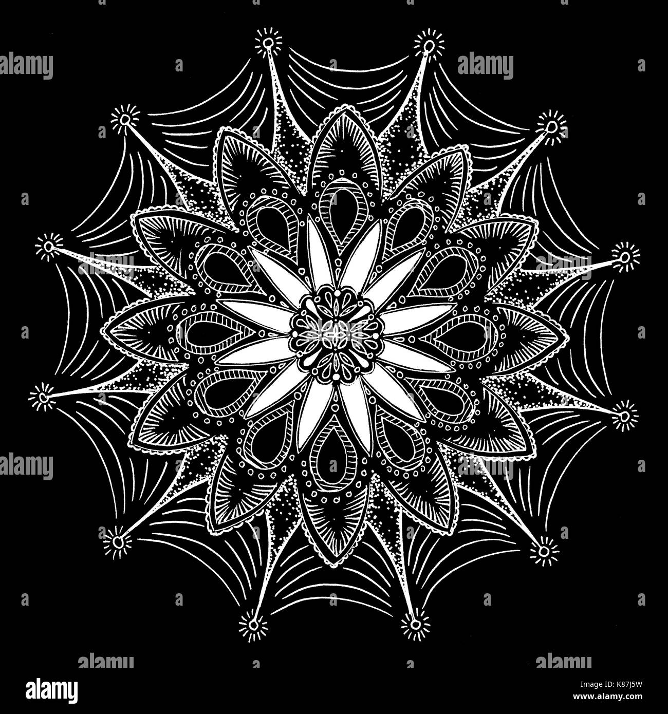 Gentle decoration Black and White Stock Photos & Images - Alamy