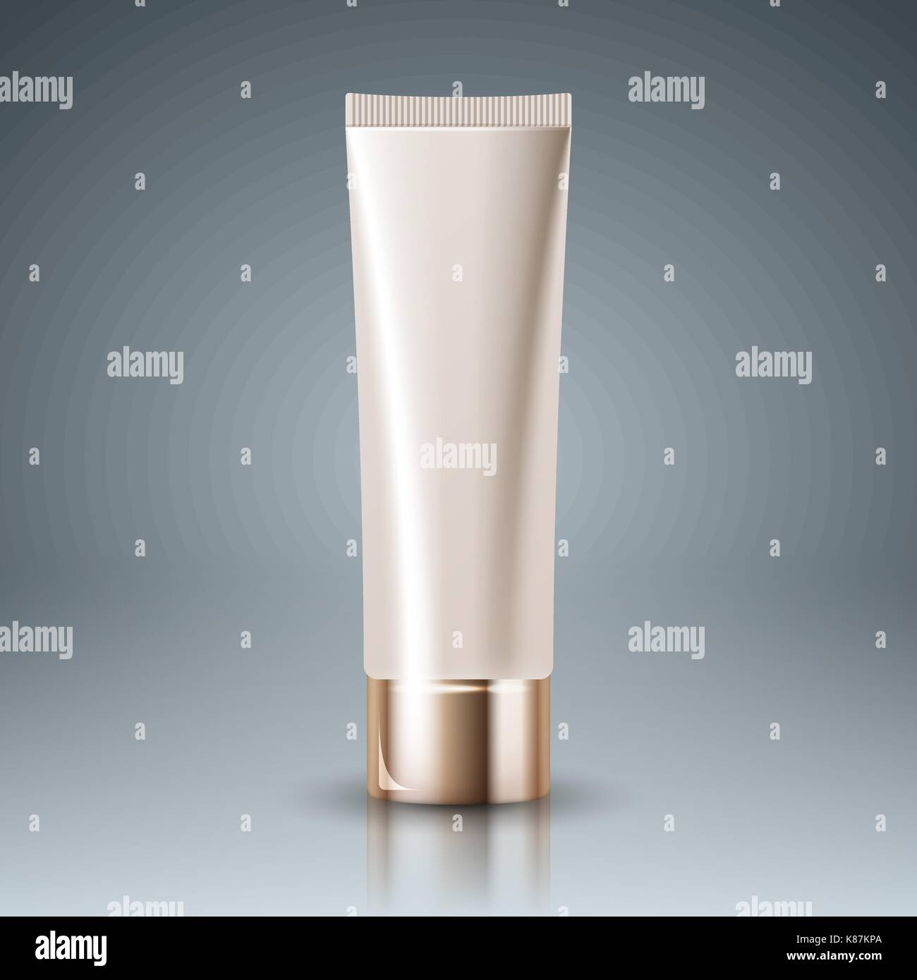 Plastic tube - Packaging for cosmetics and toothpaste Stock Vector ...