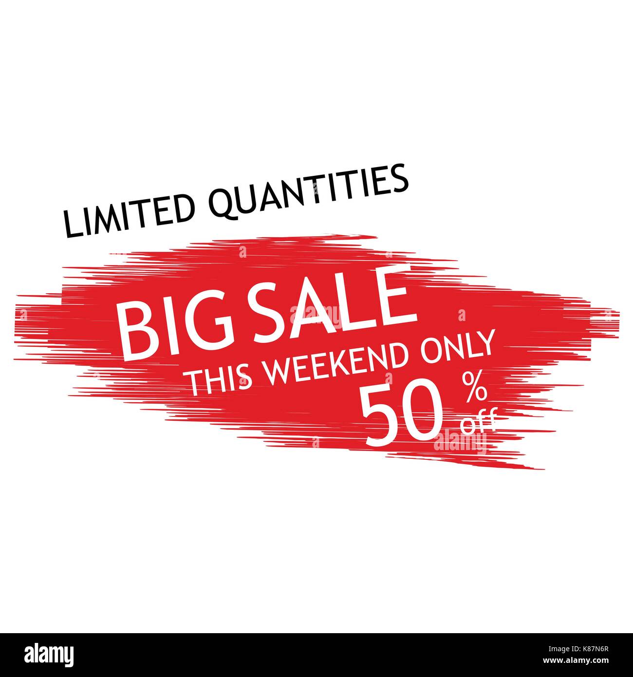 Vector illustration sale banner template design Stock Vector Image ...