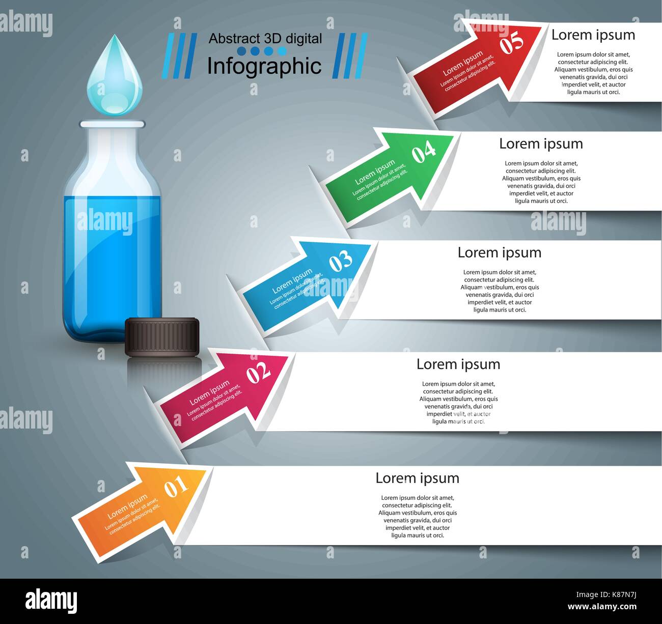 Bottle, water infographics Stock Vector Image & Art - Alamy