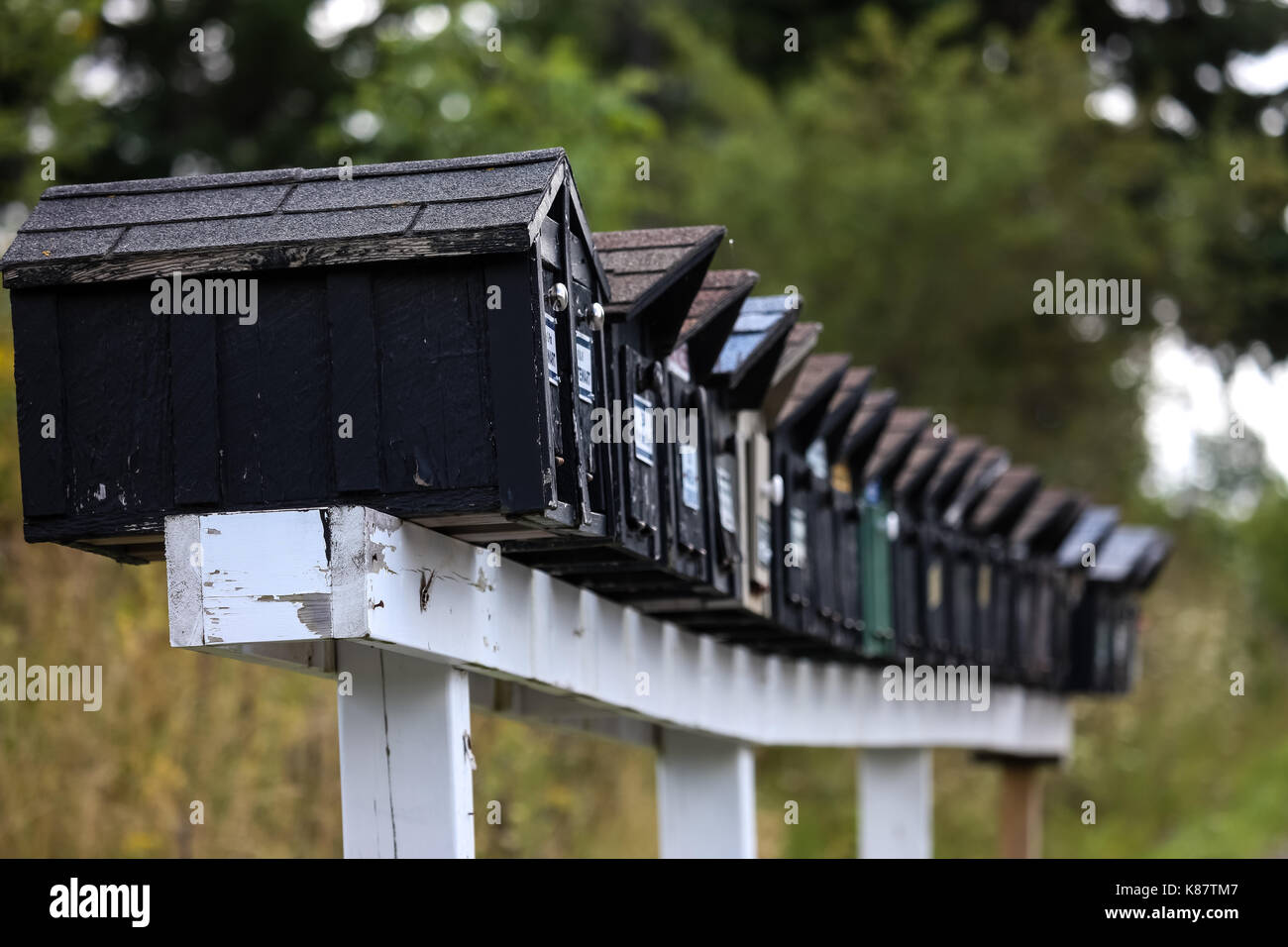 Sea of mail boxes hi-res stock photography and images - Alamy
