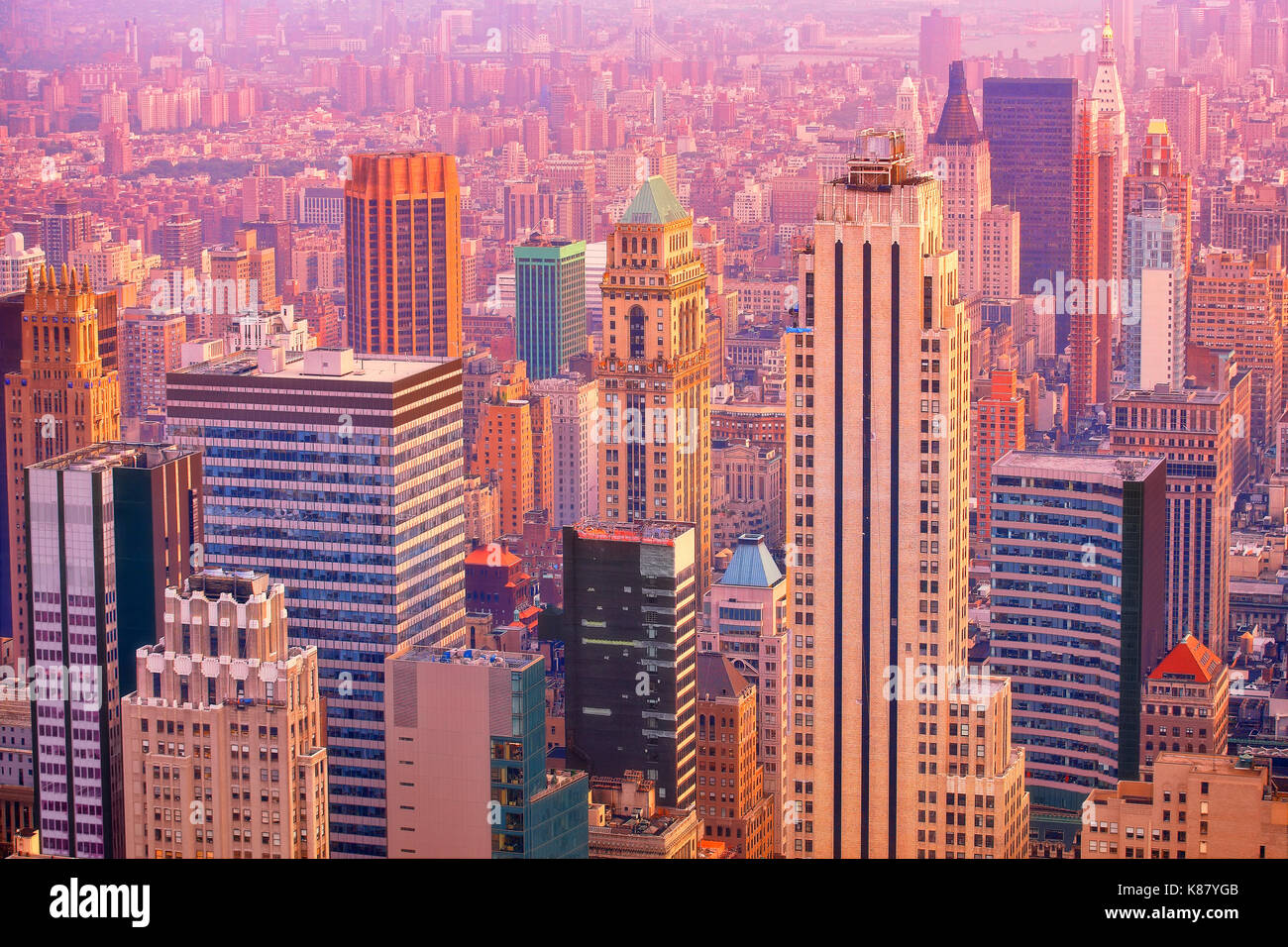 Overview of Manhattan Stock Photo - Alamy