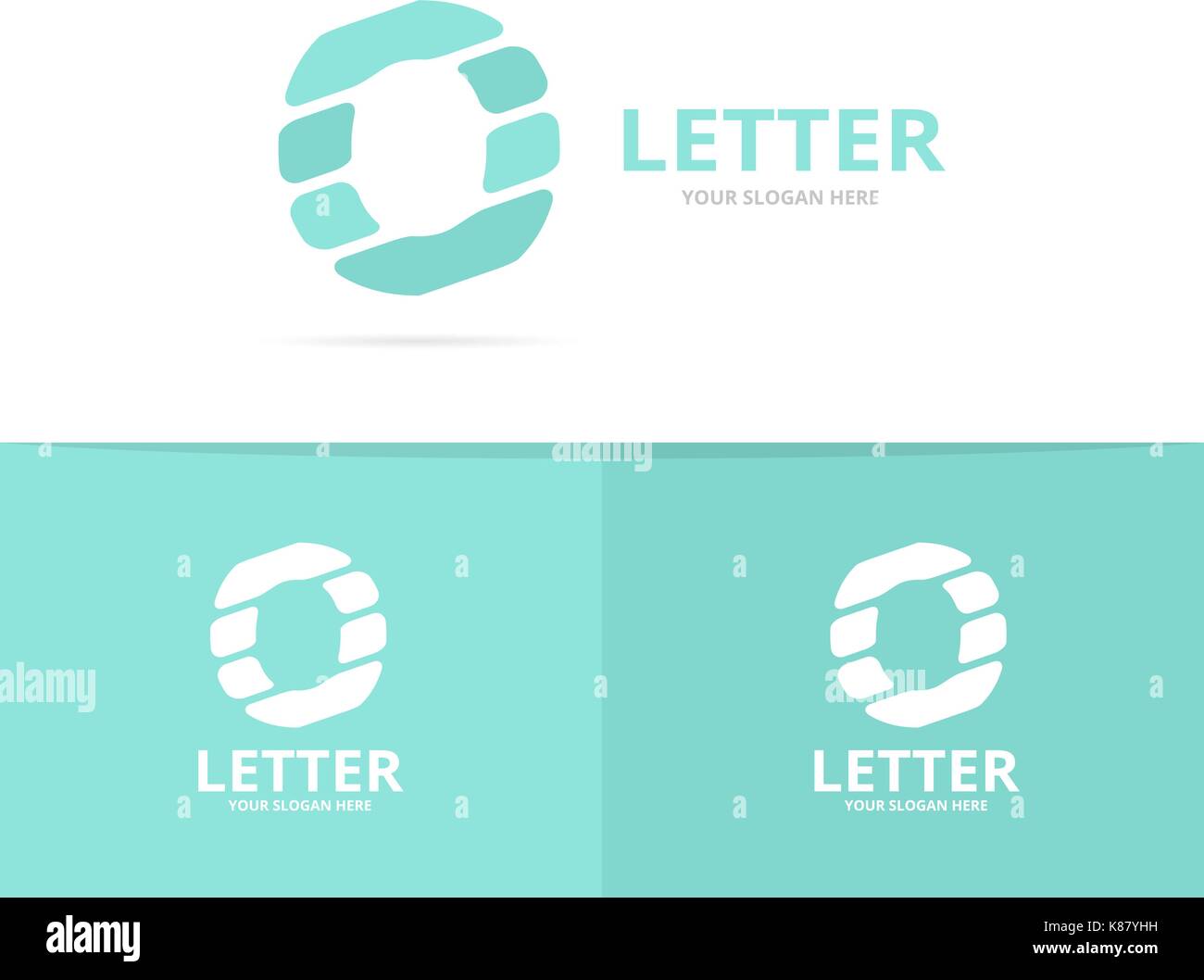 Unique vector letter O logo design template Stock Vector Image & Art ...