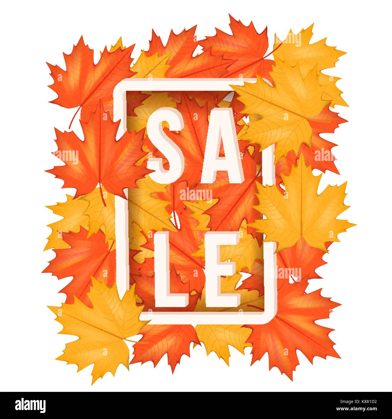 Autumn season word lettering Cut Out Stock Images & Pictures - Alamy