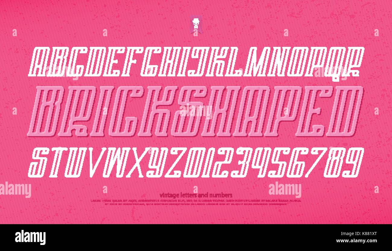 italic alphabet letters and numbers. vector, bold font type design ...