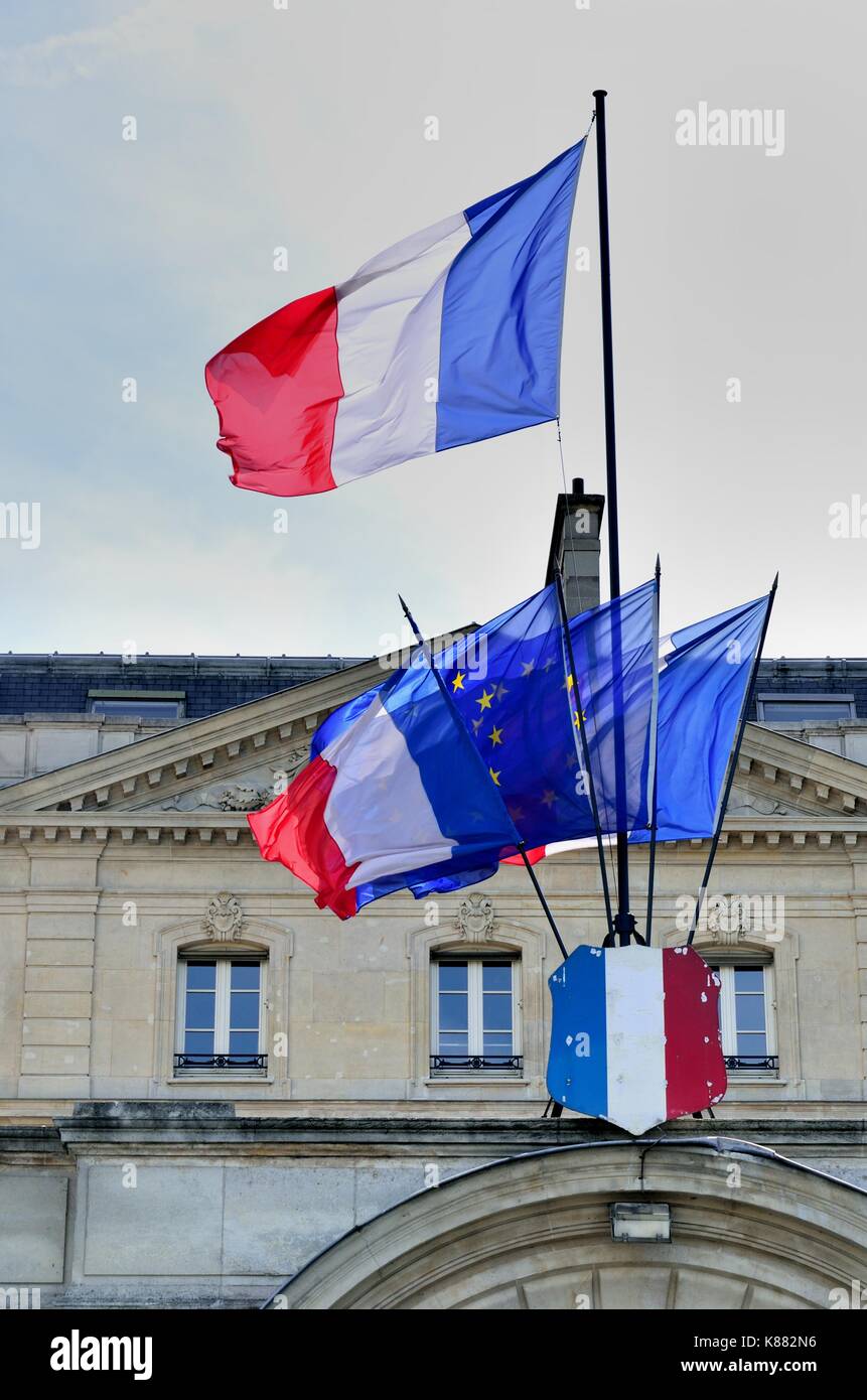 Europe and french flags hi-res stock photography and images - Alamy