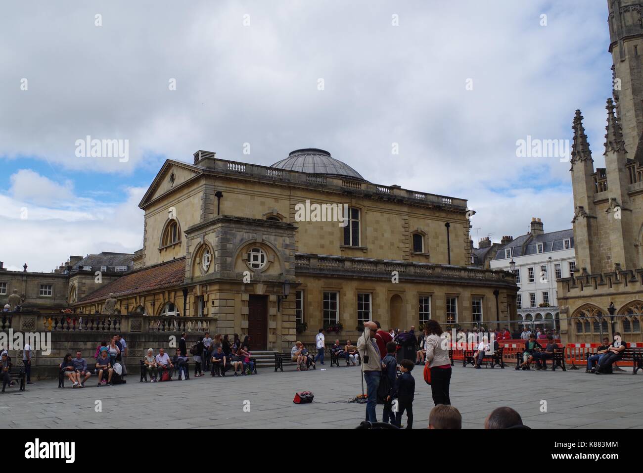 The Roman Baths, City of Bath, Somerset, UK. August, 2017 Stock Photo ...