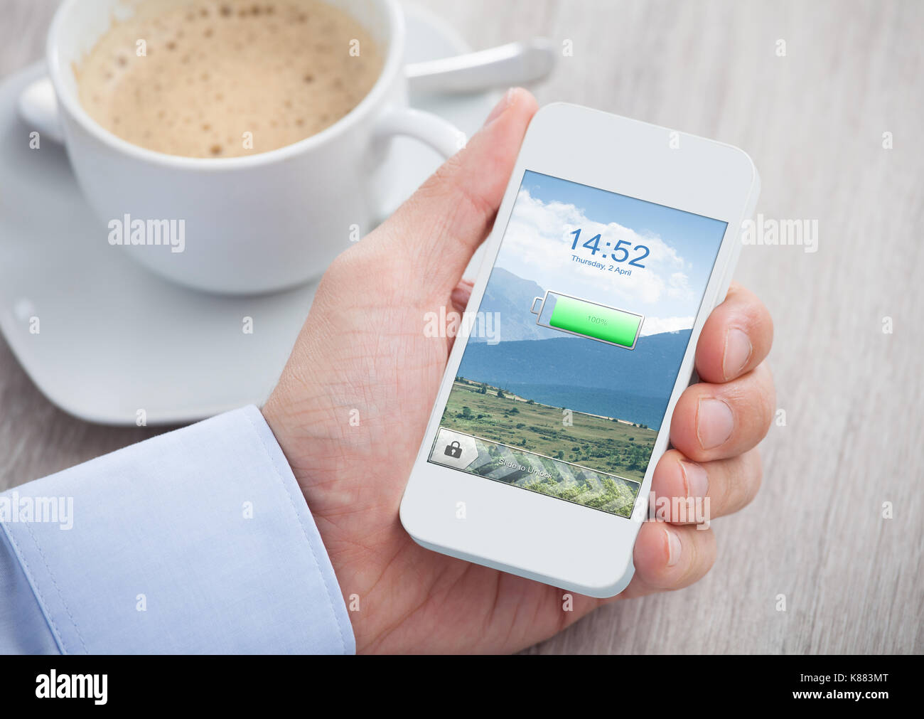 Charged phone hi-res stock photography and images - Alamy