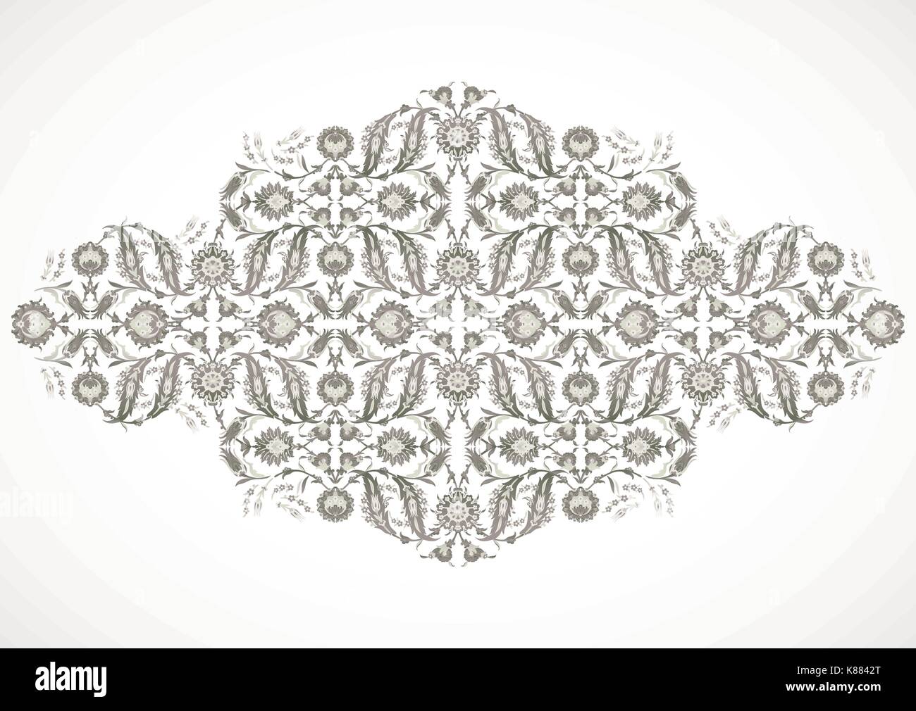 Arabesque vintage outline decor ornate pattern for design template ...