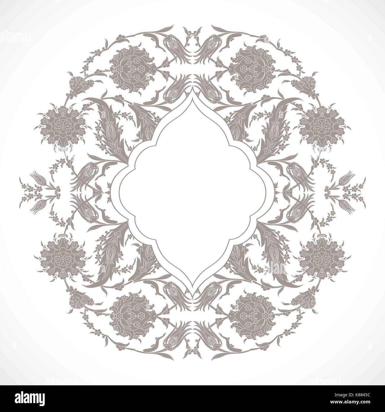 Arabesque vintage outline decor ornate pattern for design template ...