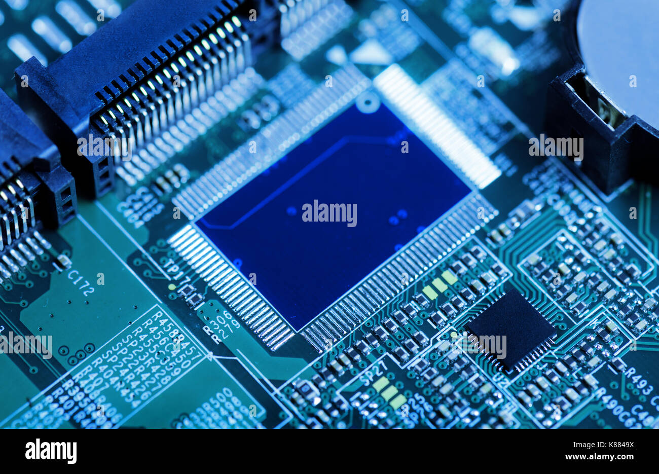 Circuit blue High Resolution Stock Photography and Images - Alamy