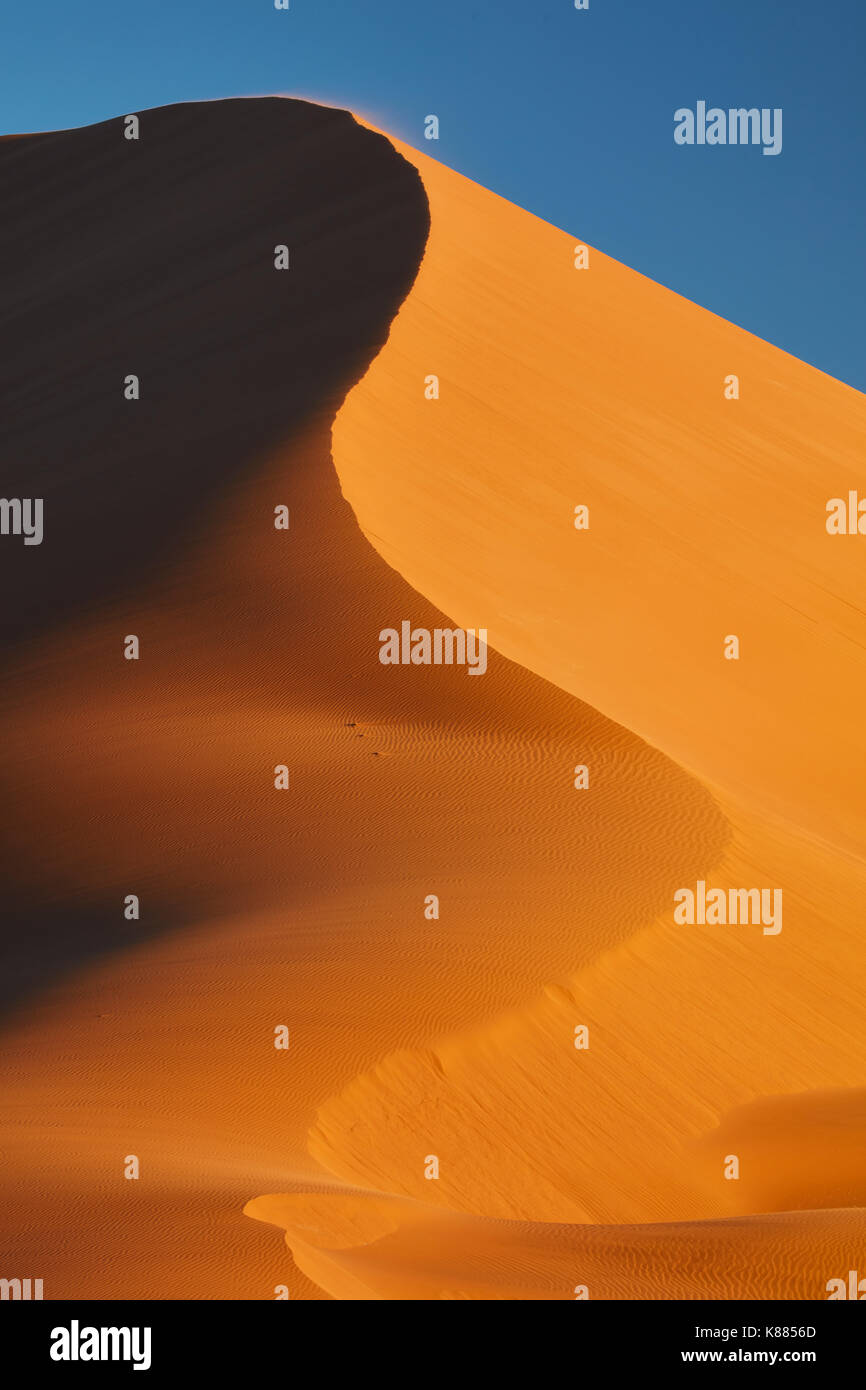 Sand dune shifting in the wind Stock Photo - Alamy