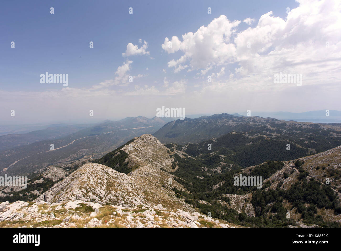 Landscape in biokovo national park in croatia europe hi-res stock ...