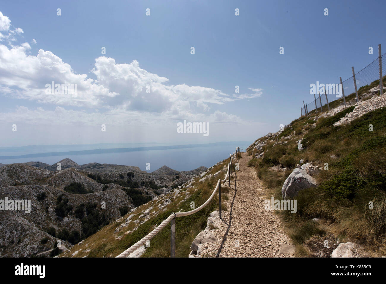 Landscape in biokovo national park in croatia europe hi-res stock ...