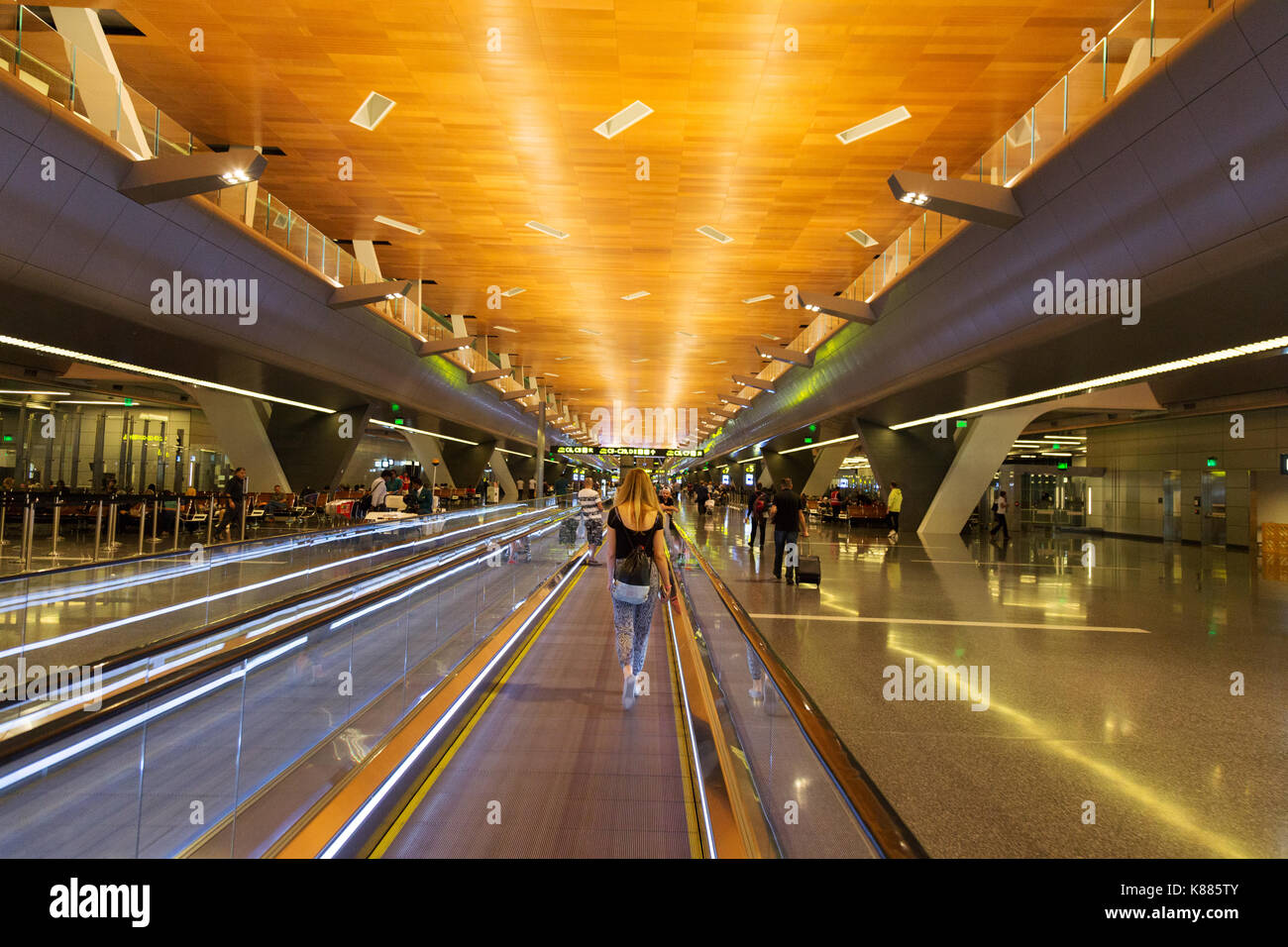 Doha airport terminal hi-res stock photography and images - Alamy