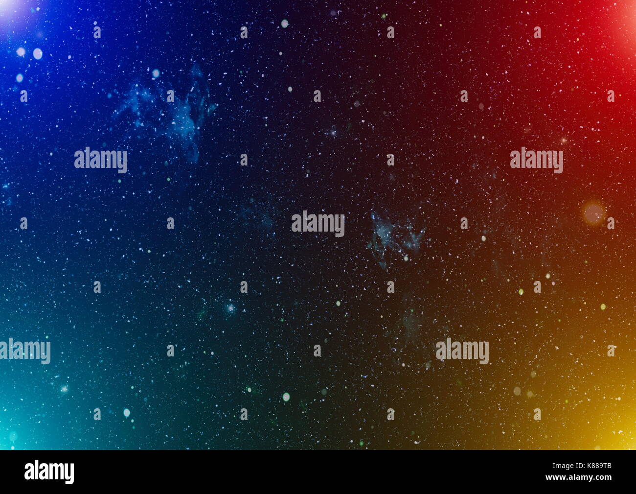 Panoramic looking into deep space. Dark night sky full of stars. The ...