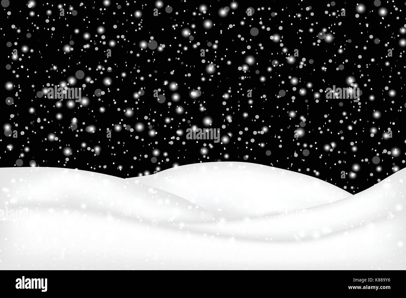 Falling Snow Wallpaper