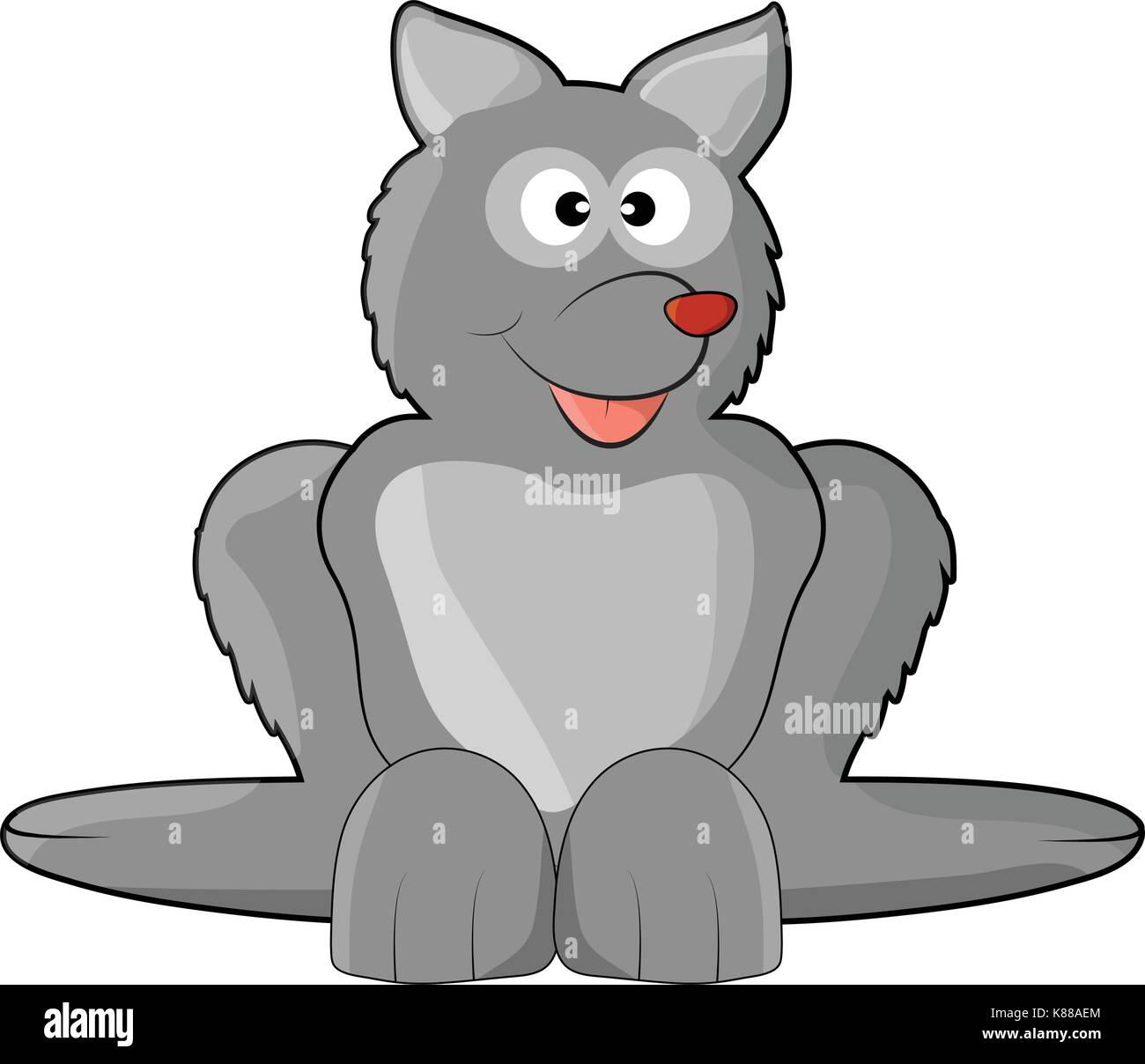 Clipart wolf hi-res stock photography and images - Alamy