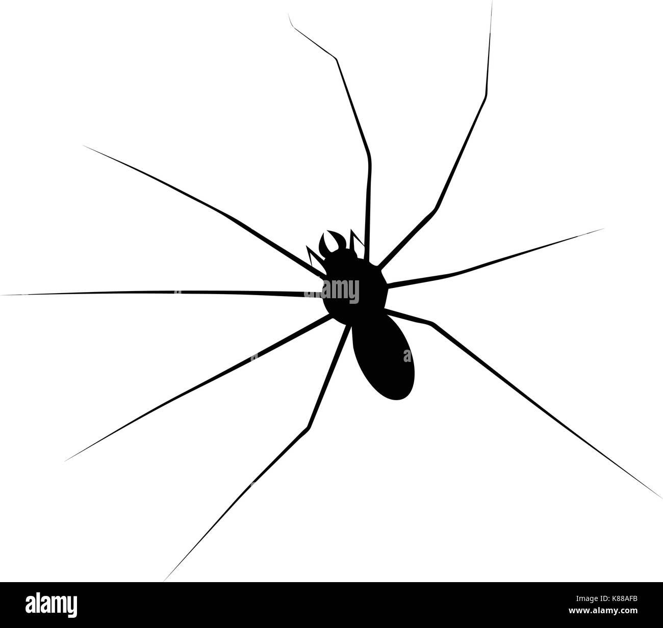 halloween spider vector symbol icon design. Beautiful illustration ...