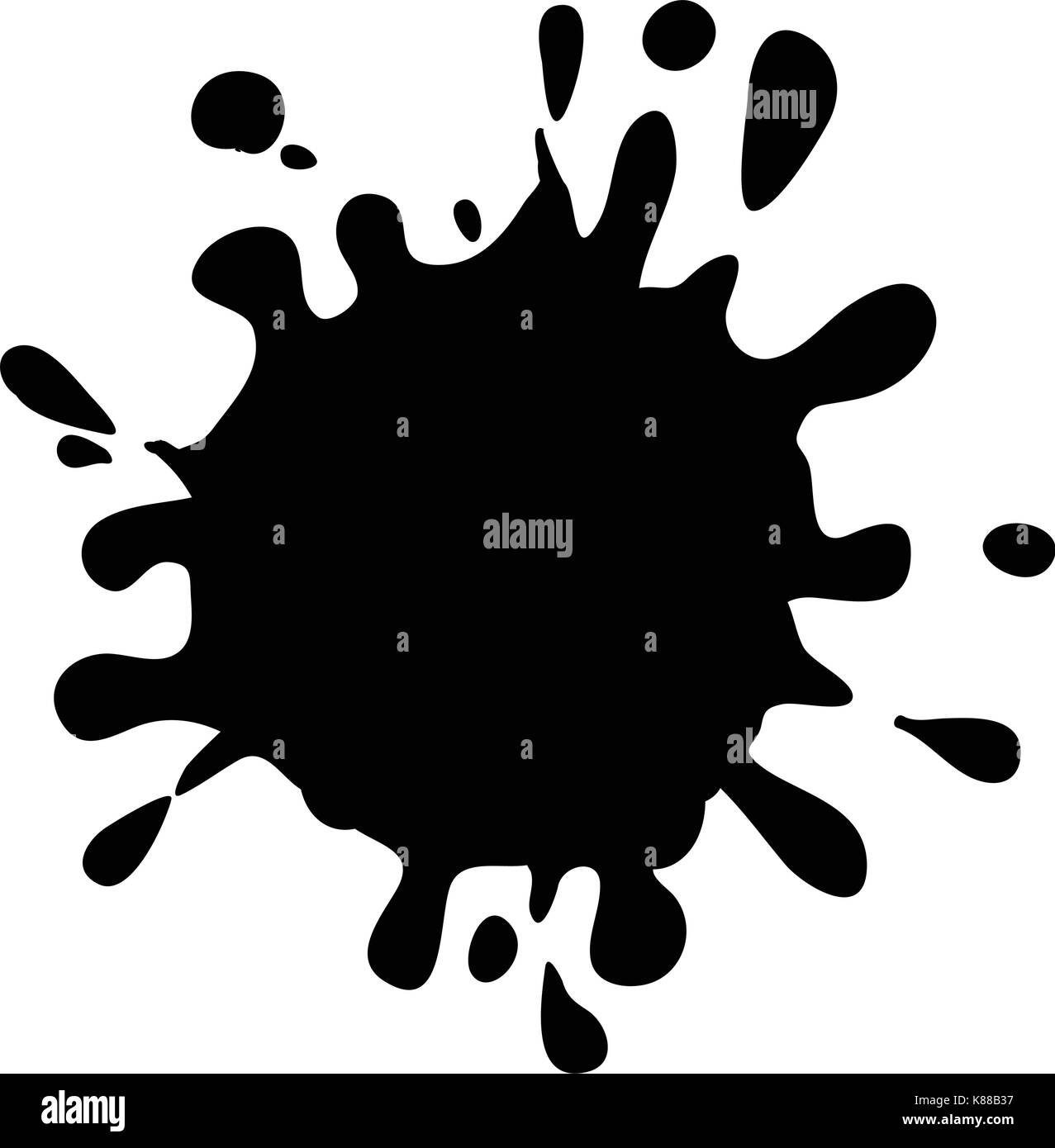 ink blob, blot, splash silhouette vector symbol icon design. Beautiful ... ink blob, blot, splash silhouette vector symbol icon design. Beautiful ...