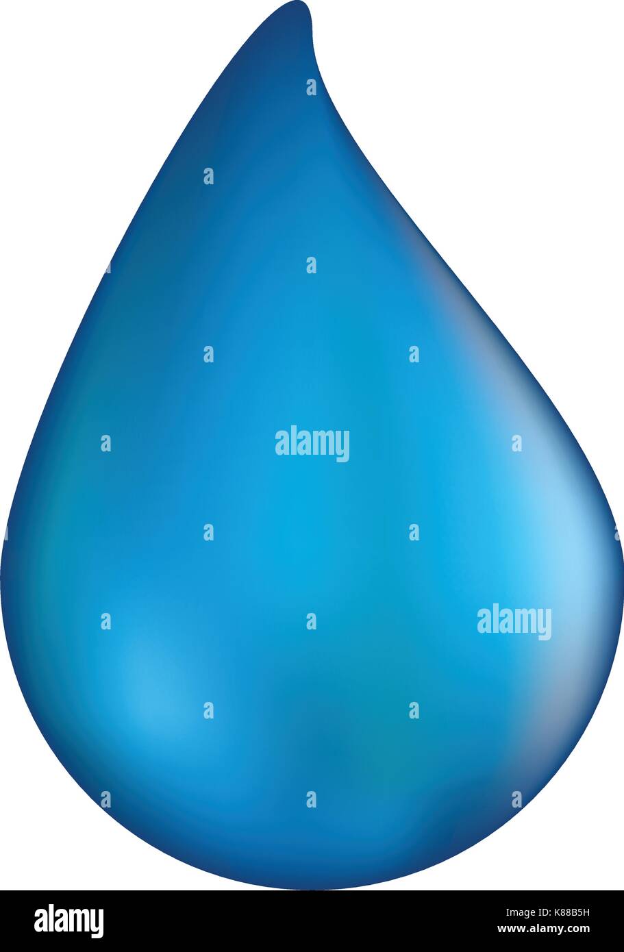 water drop vector symbol icon design. illustration isolated on white ...