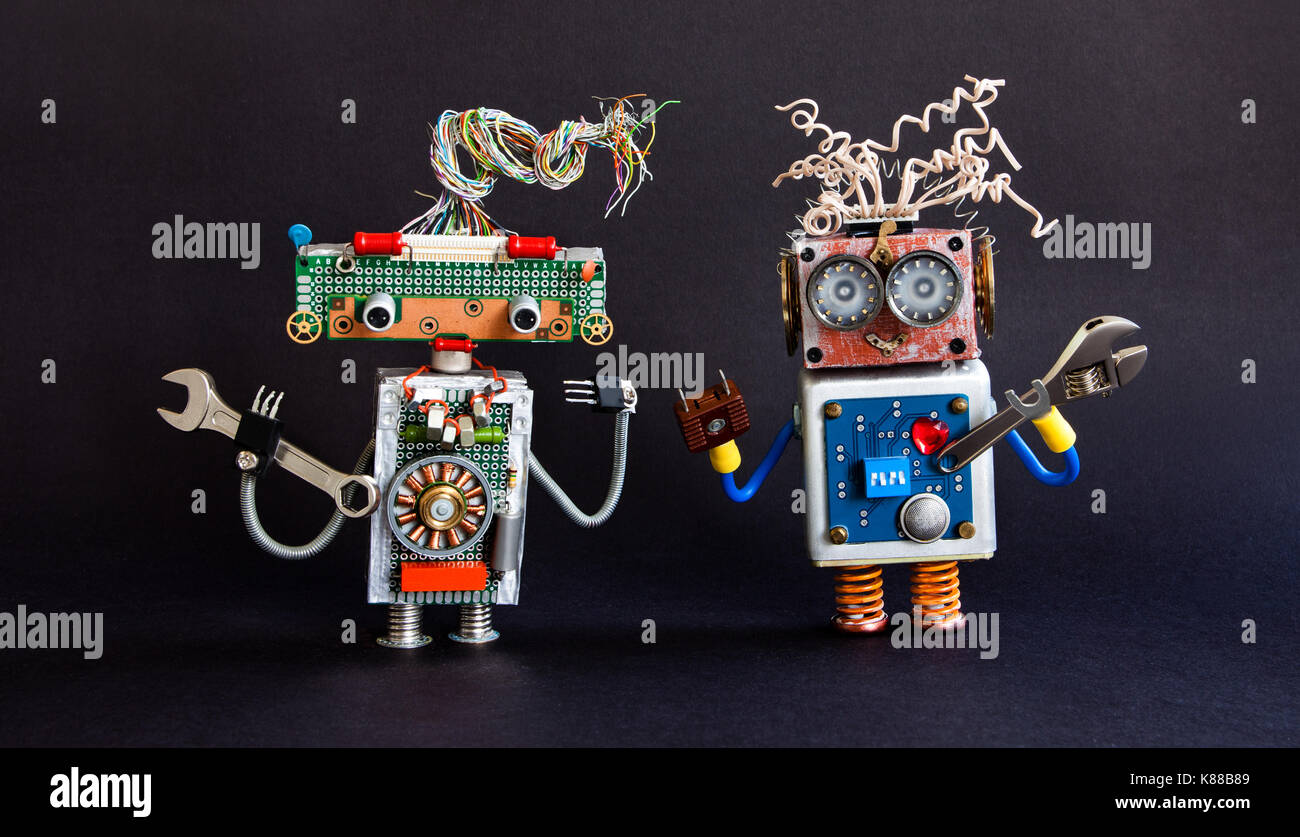 Friendly robots hi-res stock photography and images - Alamy