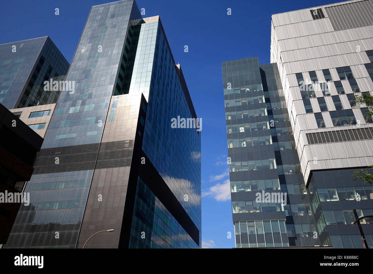 Buildings In Downtown Montreal Quebec High Resolution Stock Photography ...