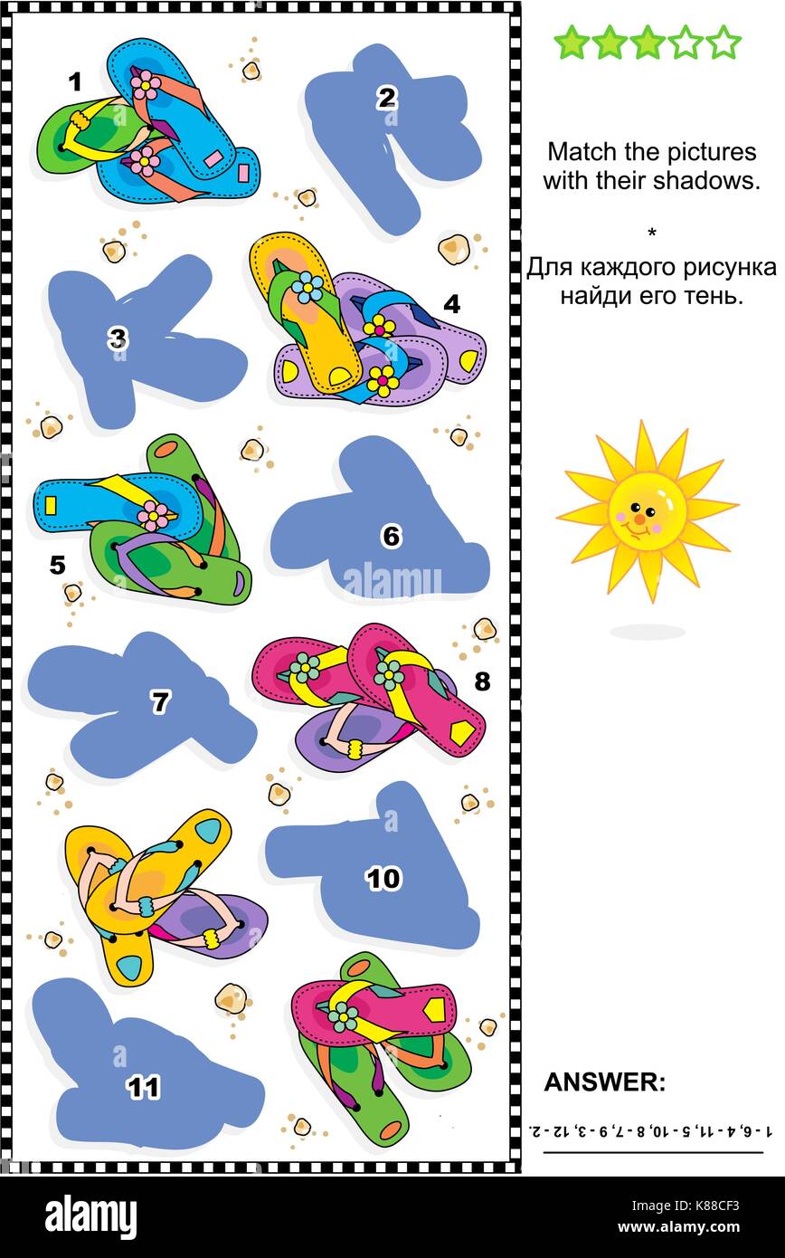 Kids flip flops Stock Vector Images - Alamy