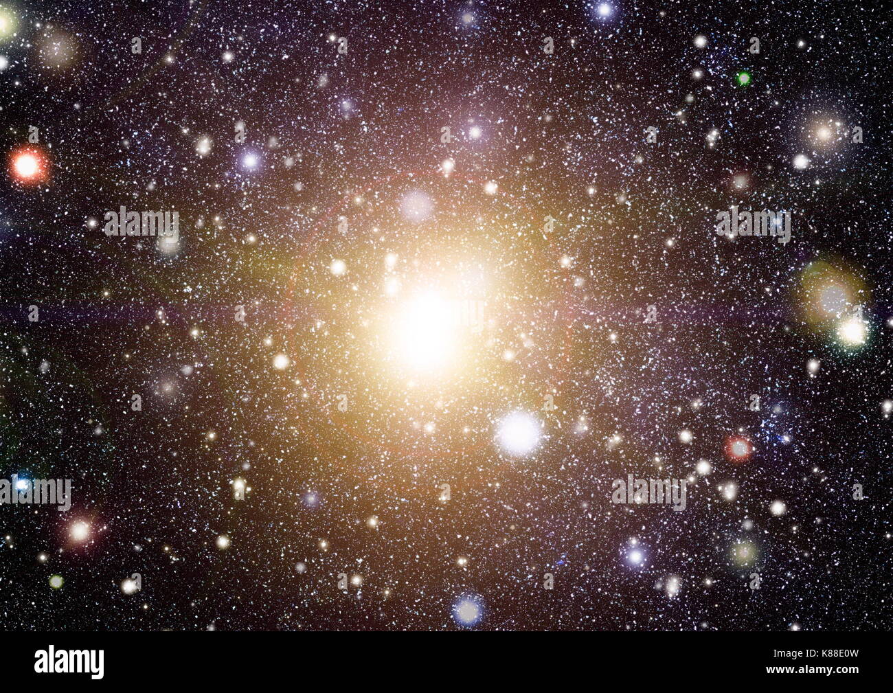 Starry outer space Stock Photo - Alamy