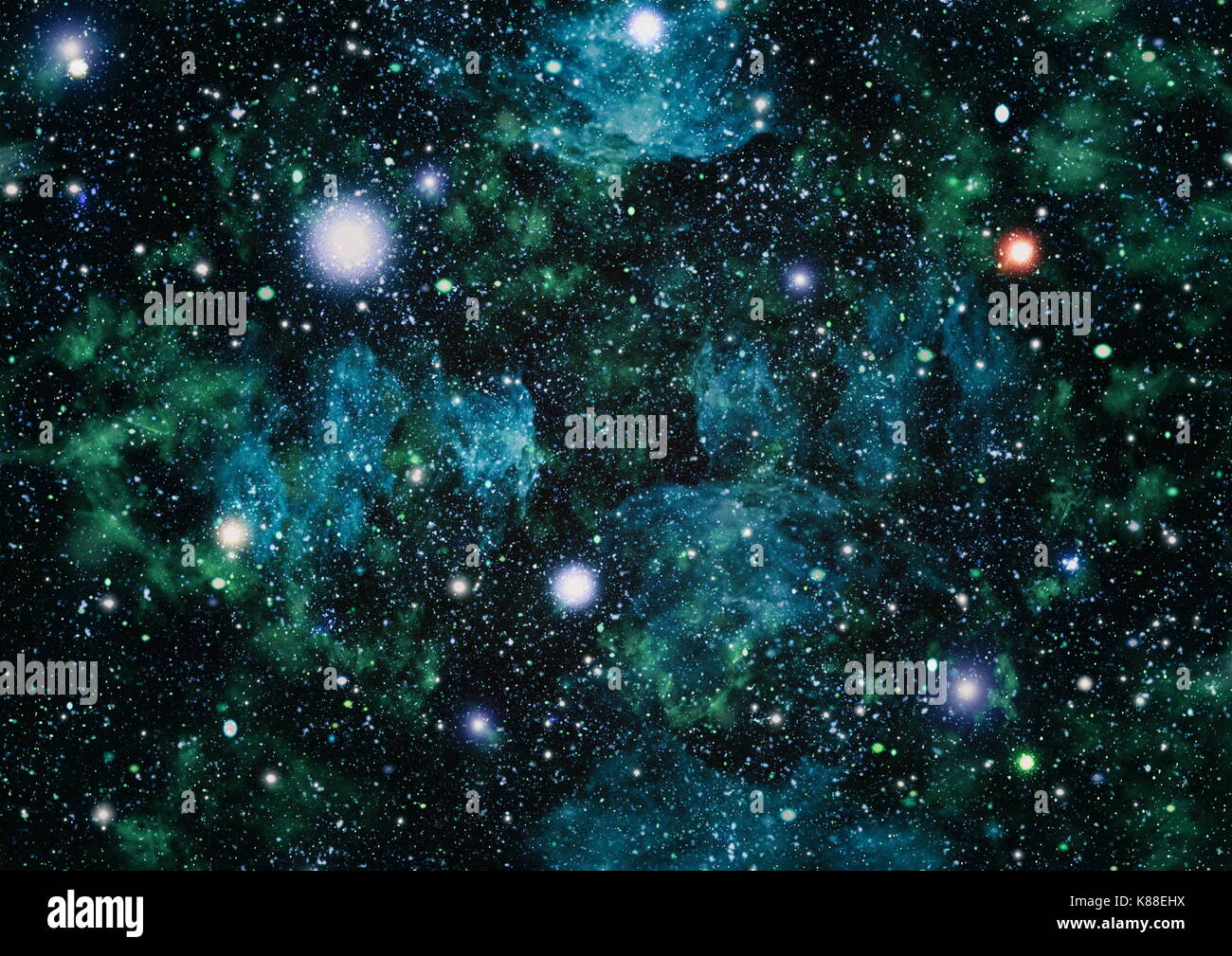 Starry outer space Stock Photo - Alamy