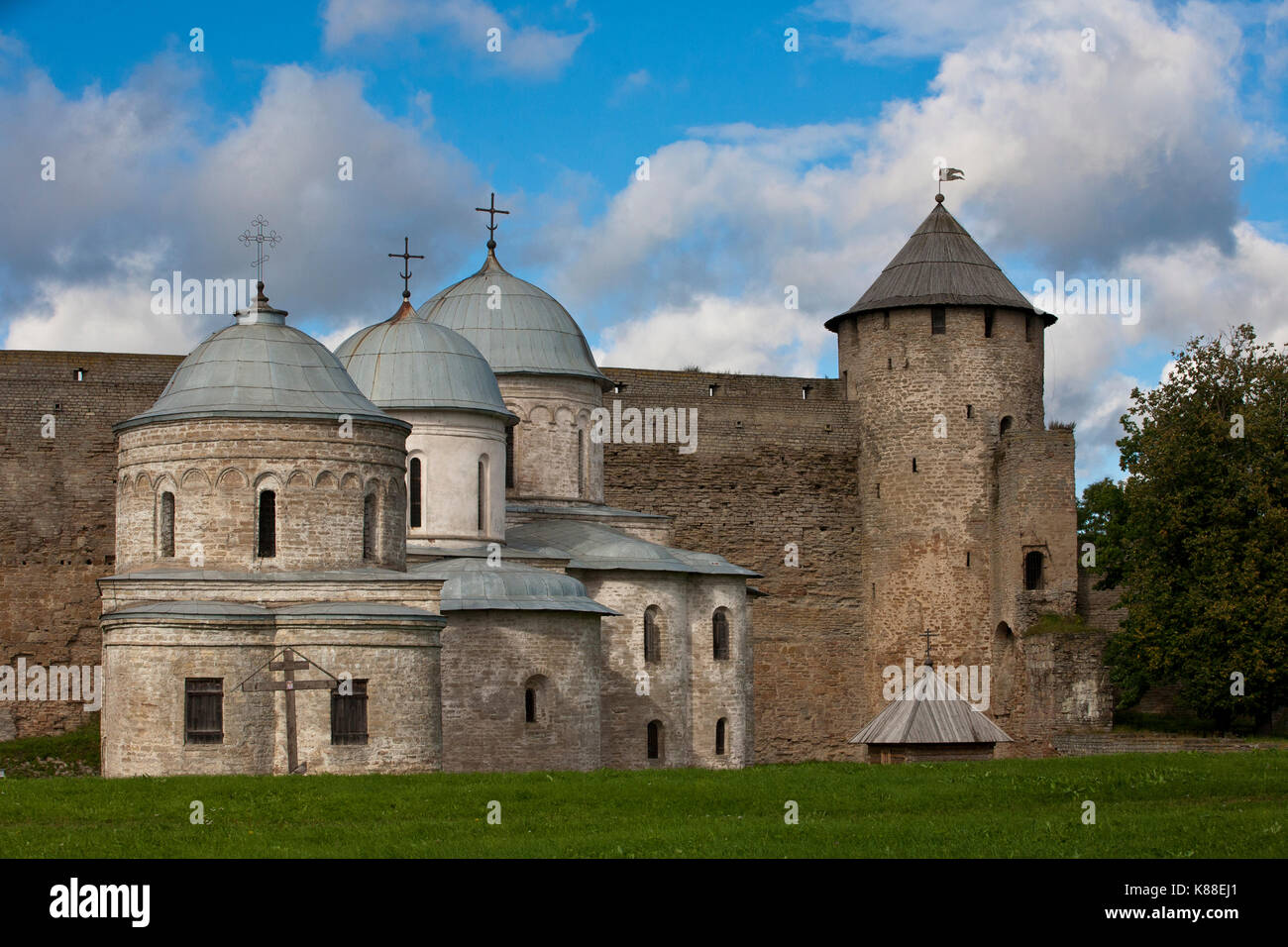 Fortress in the city of Ivangorod, Russia Stock Photo - Alamy